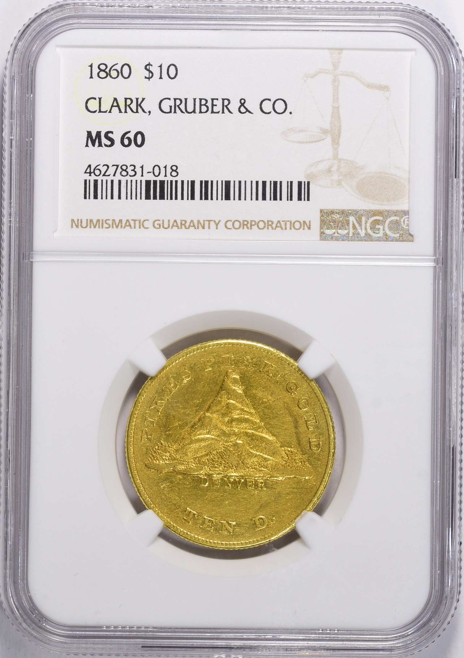 Colorado Gold (1860-1861) - Coins for sale on Collectors Corner
