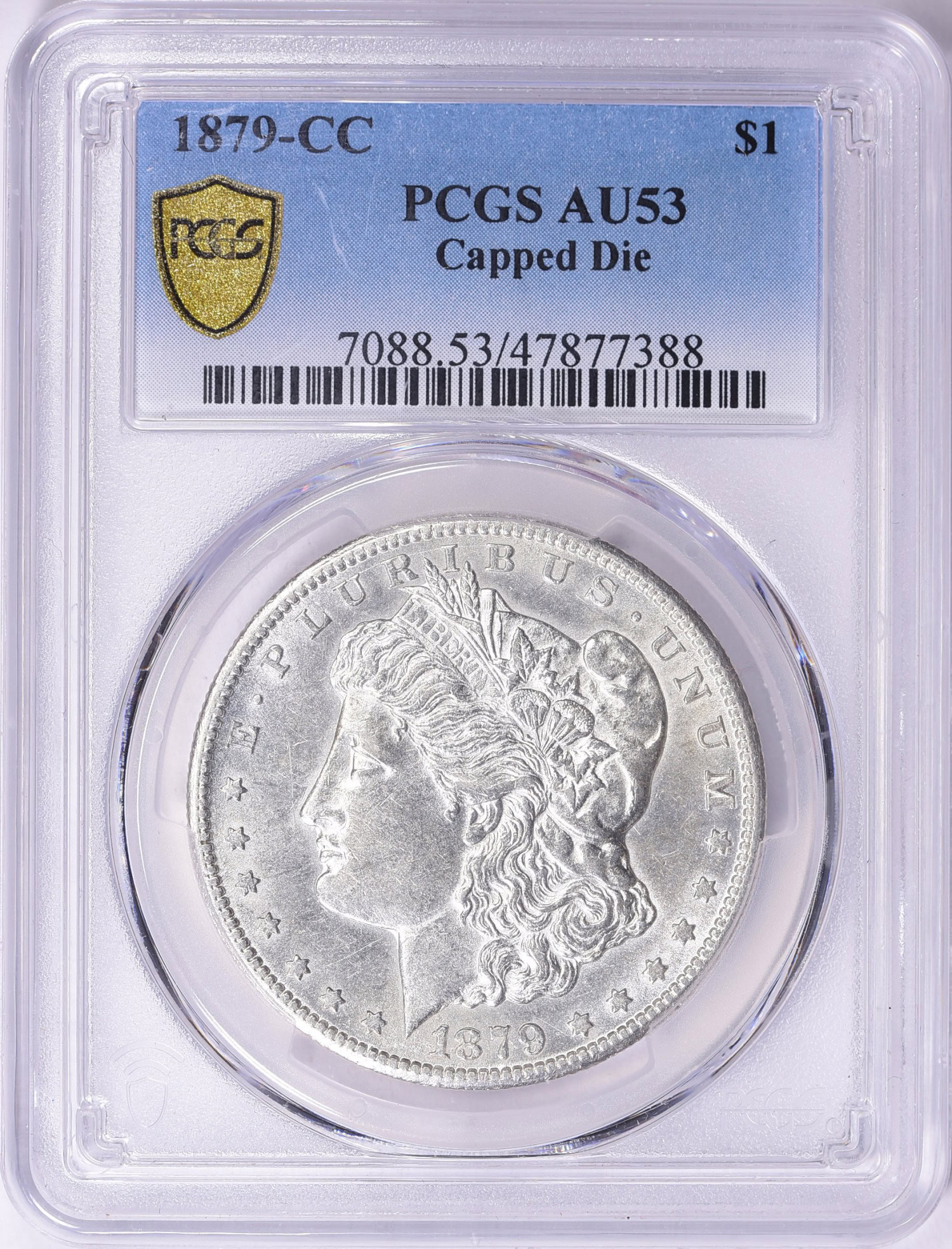 Collectors Corner - 1879-CC $1 Capped Die AU53 PCGS - #65398501