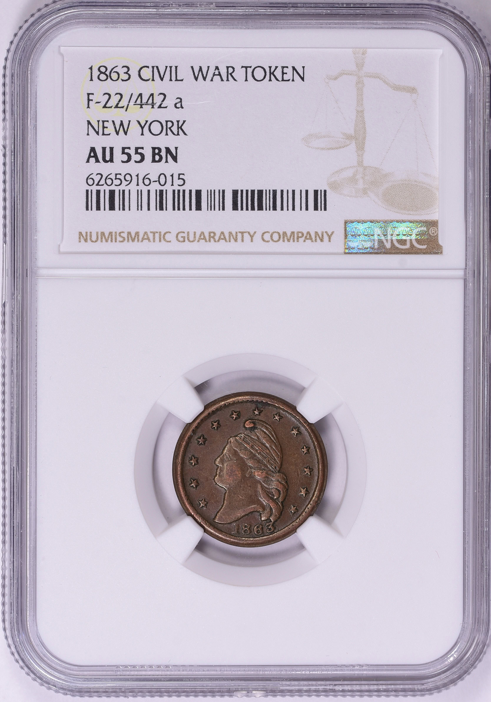Civil War Tokens (1863-1864) - Coins for sale on Collectors Corner