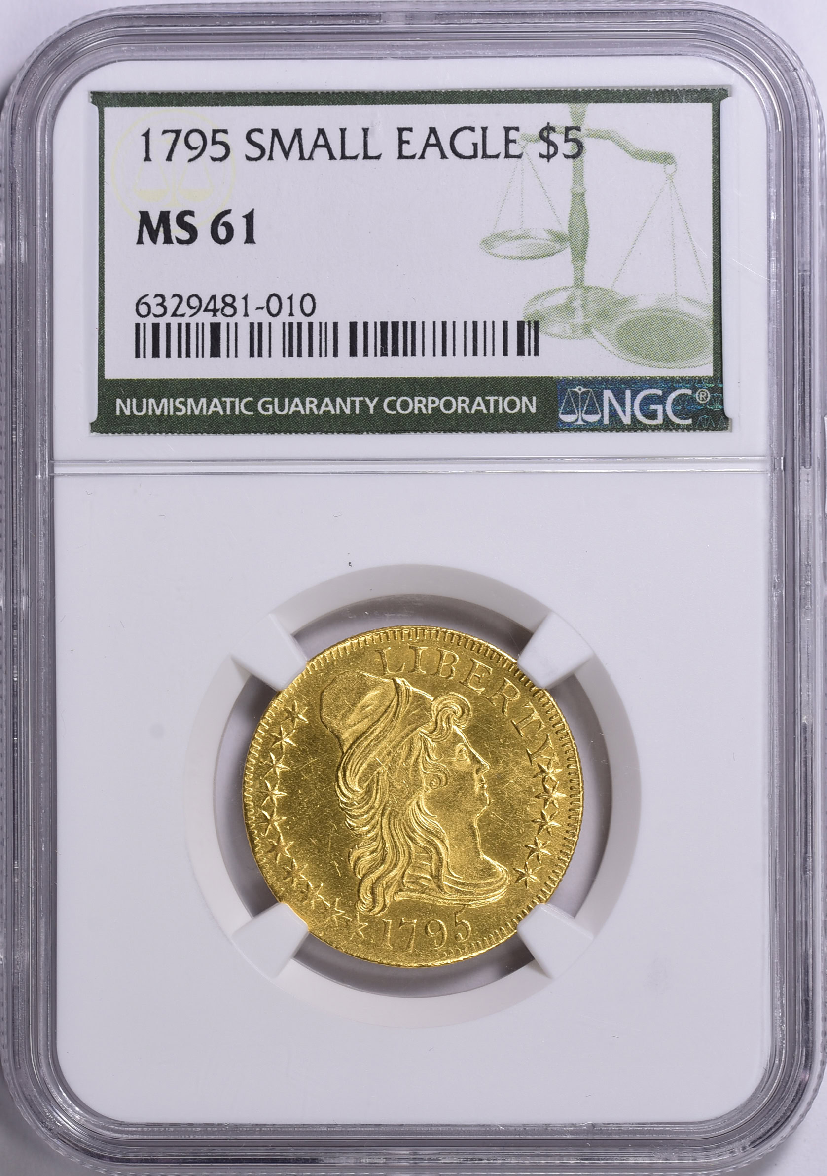 Draped Bust $5 (1795-1807) - Coins for sale on Collectors Corner