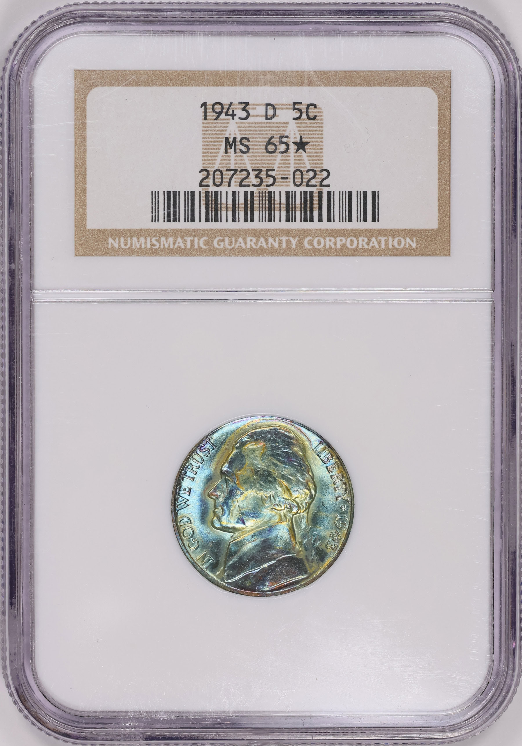 Collectors Corner - 1943-D 5C MS65 NGC - #65406313
