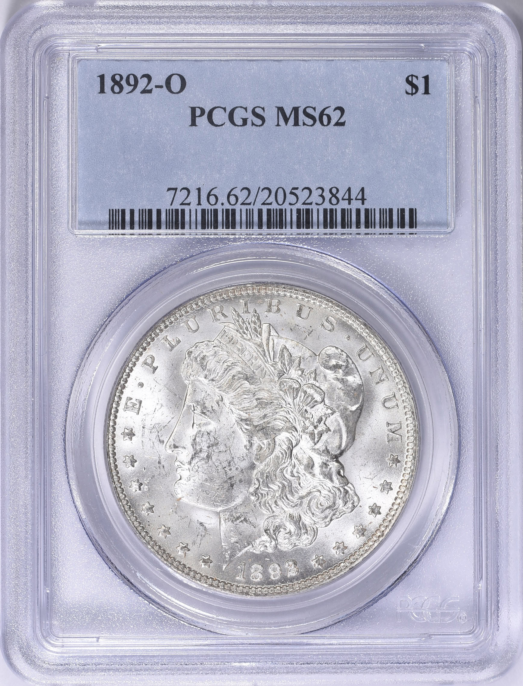 Collectors Corner - 1892-O $1 MS62 PCGS - #65666927