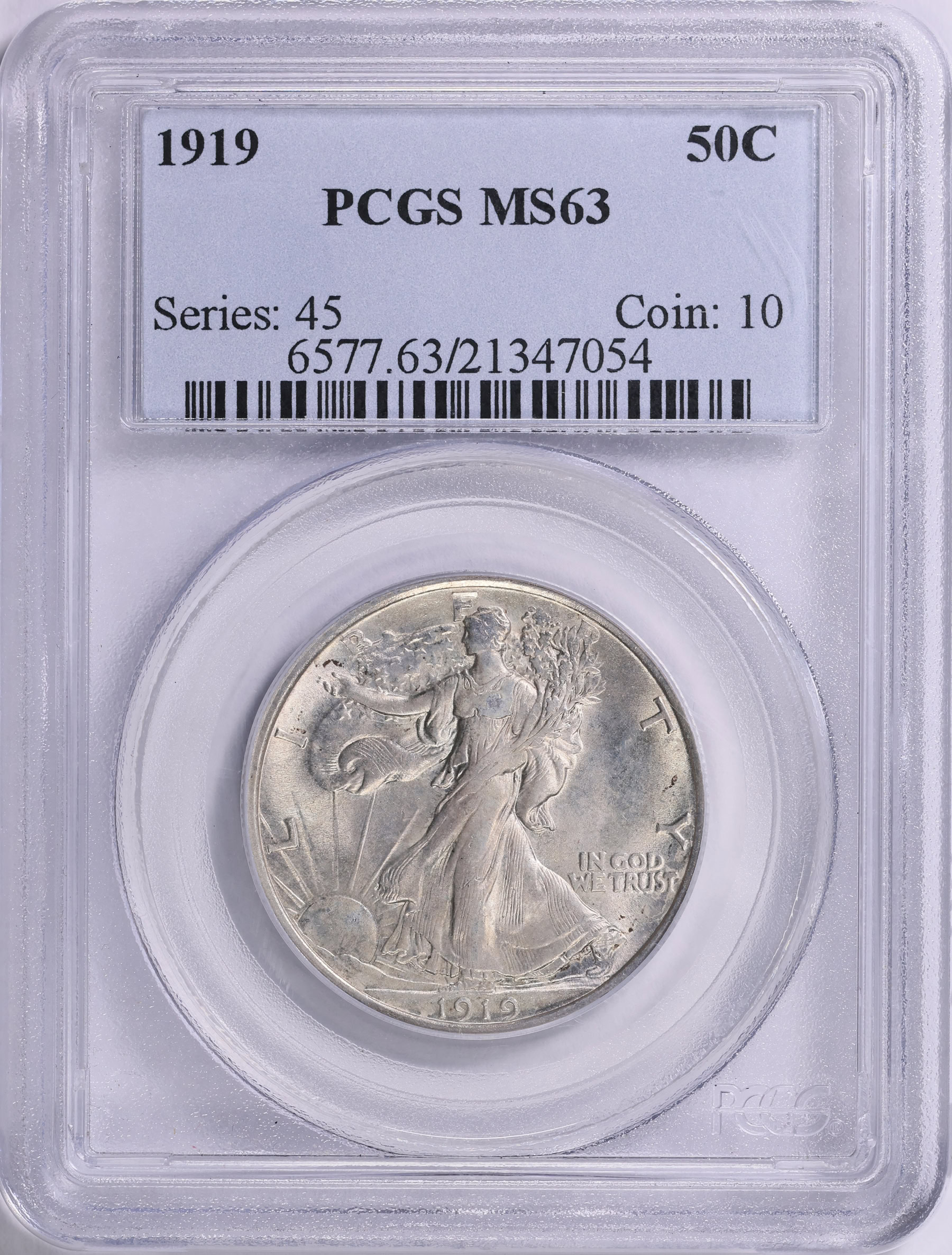 Collectors Corner - 1919 50C MS63 PCGS - #70337623