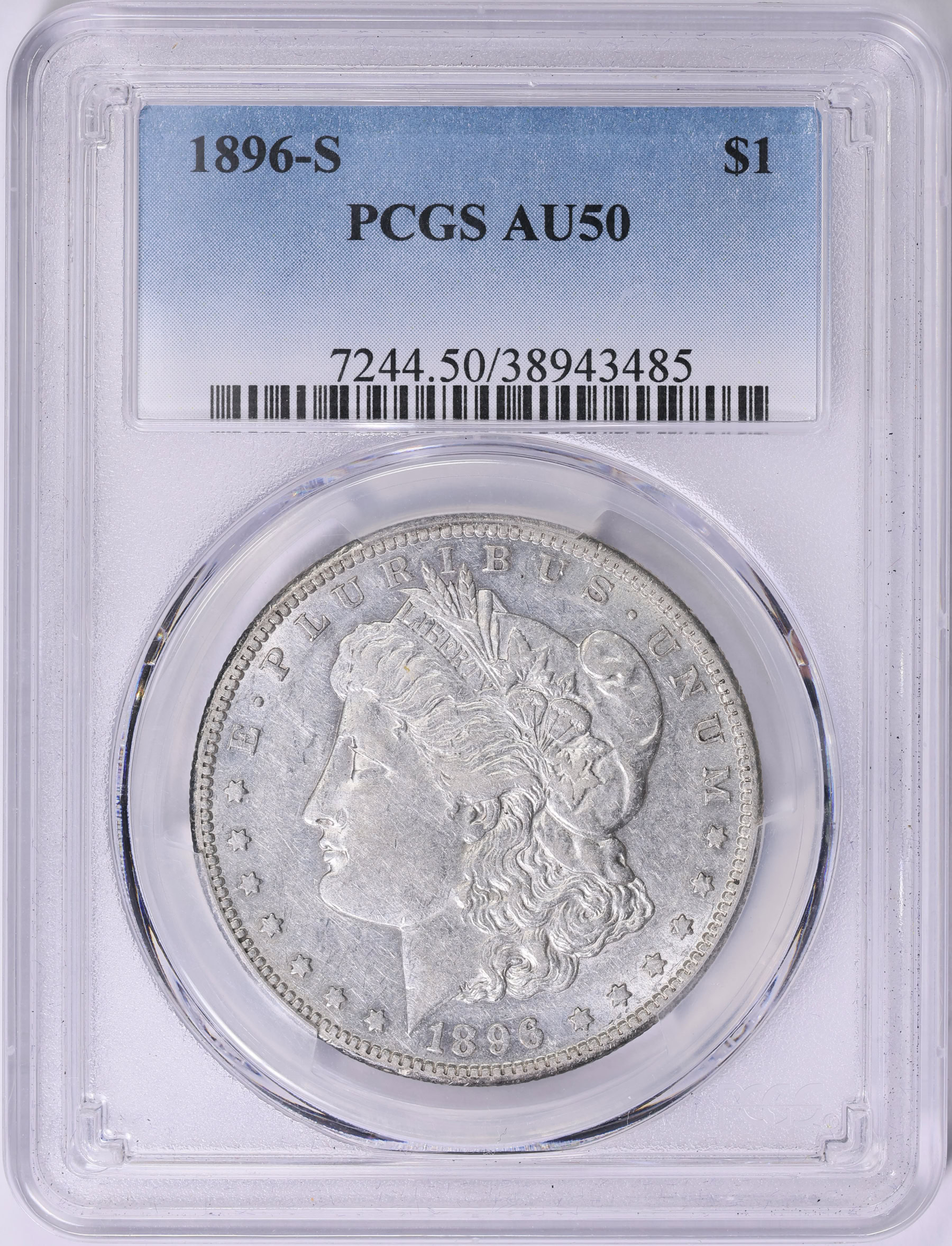 Collectors Corner - 1896-S $1 AU50 PCGS - #70251804