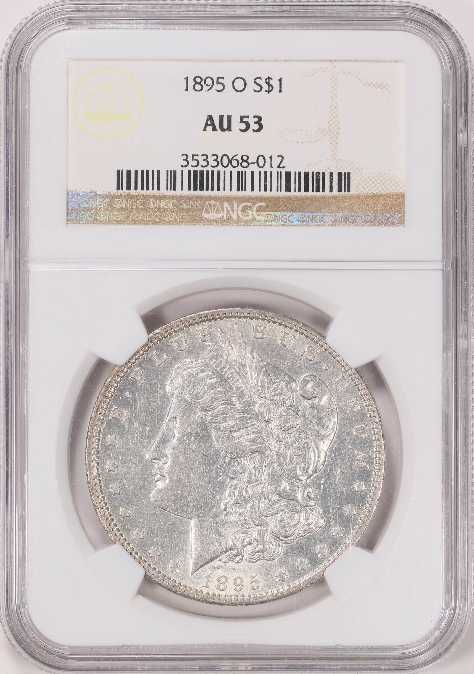 Collectors Corner - 1895-O $1 AU53 NGC - #69964178