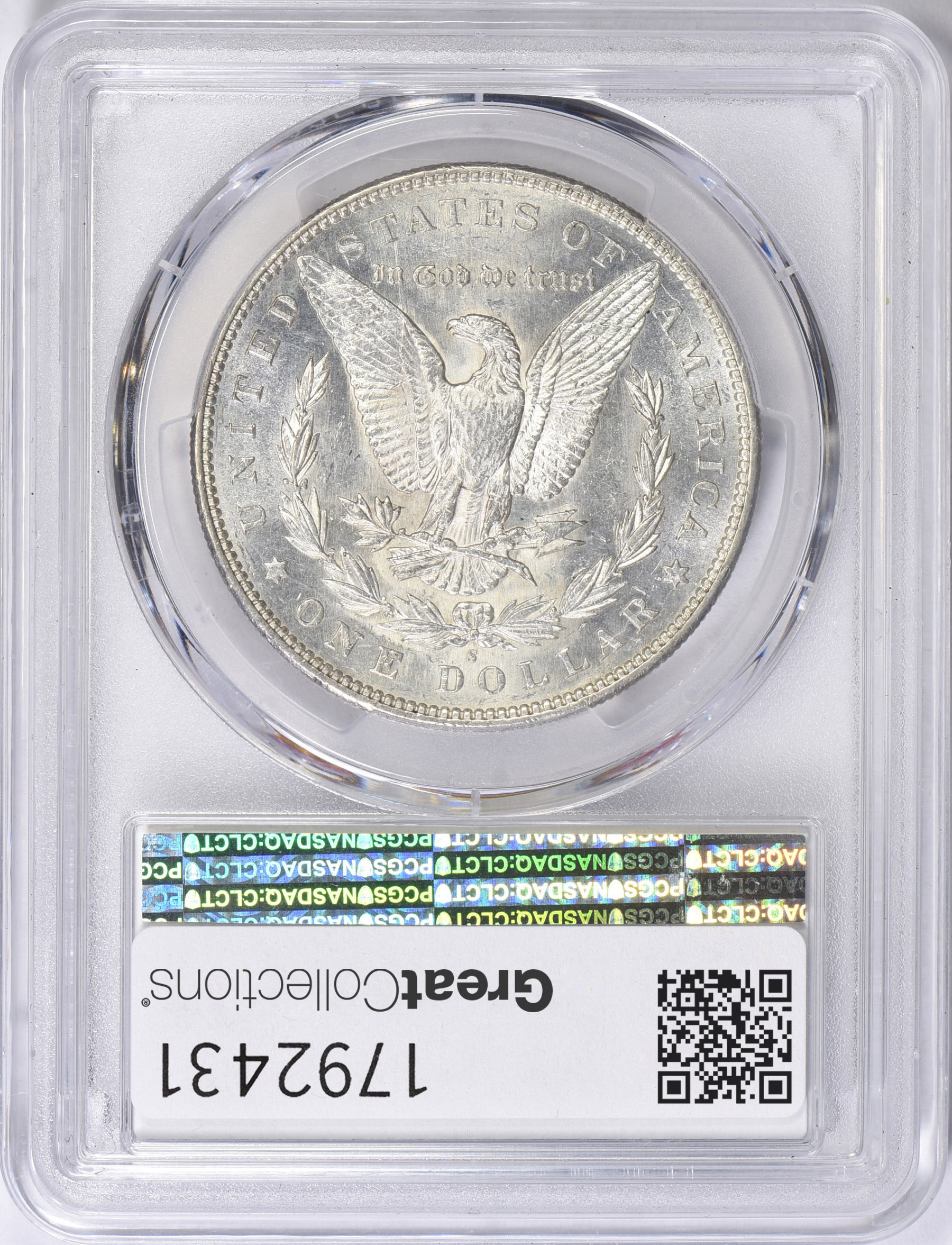 Collectors Corner - 1895-S $1 AU58 PCGS - #70056436