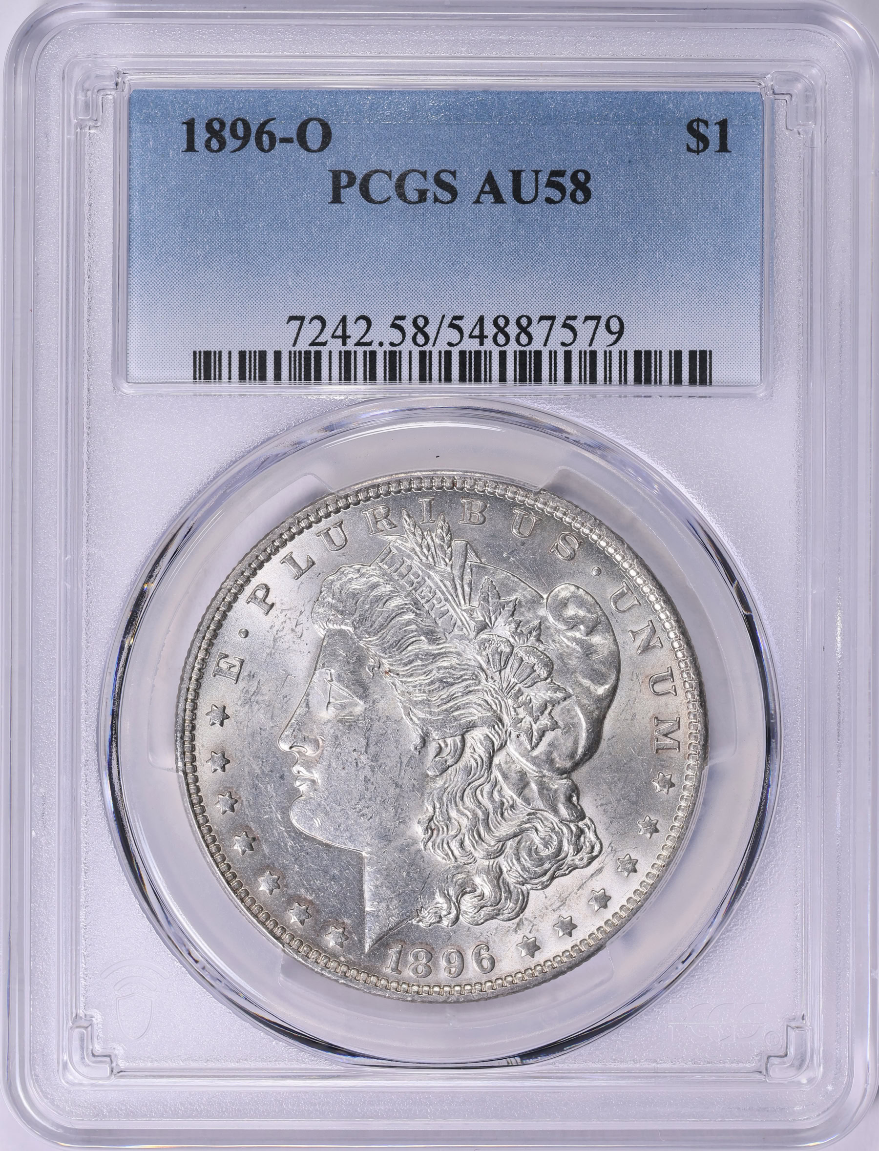Collectors Corner - 1896-O $1 AU58 PCGS - #70502447