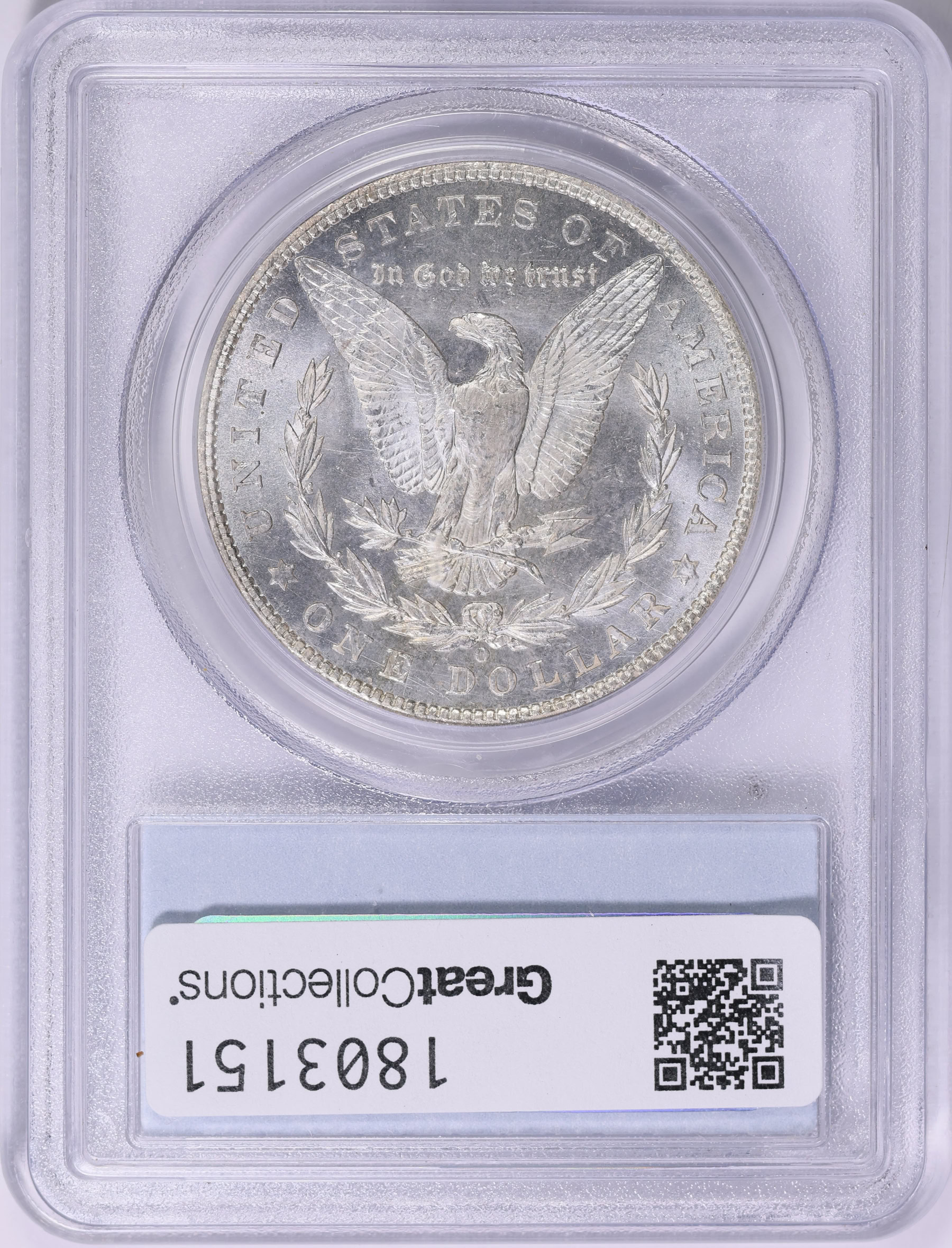 Collectors Corner - 1901-O $1 MS66 PCGS - #70257667
