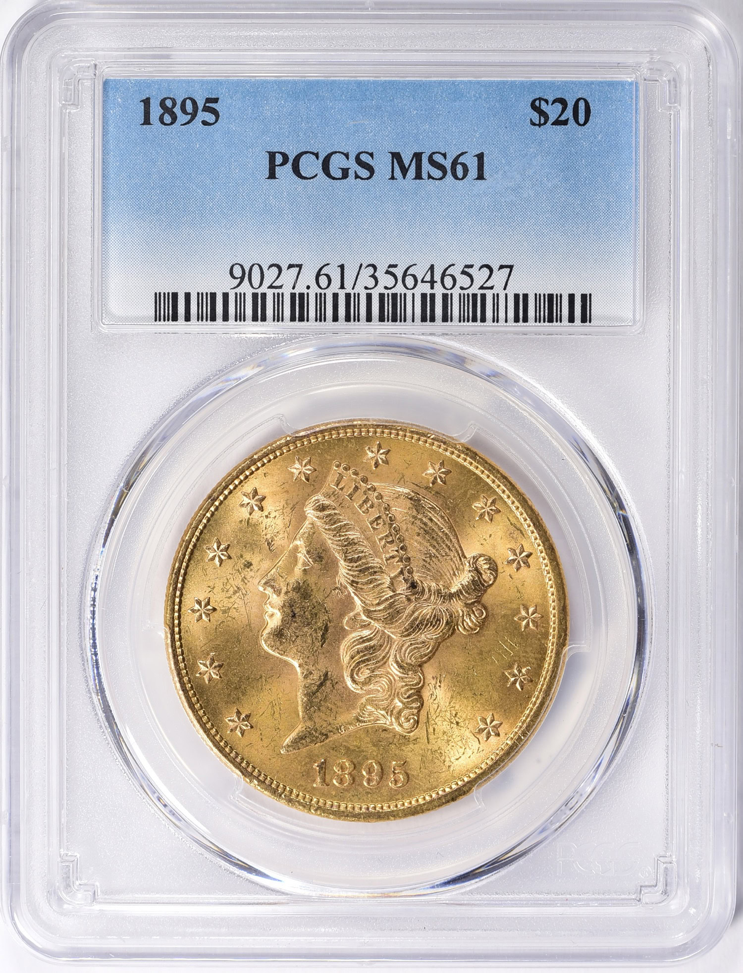 1895 Liberty Gold Double Eagle PCGS MS-61 (Item 1025775) | GreatCollections Coin Auctions
