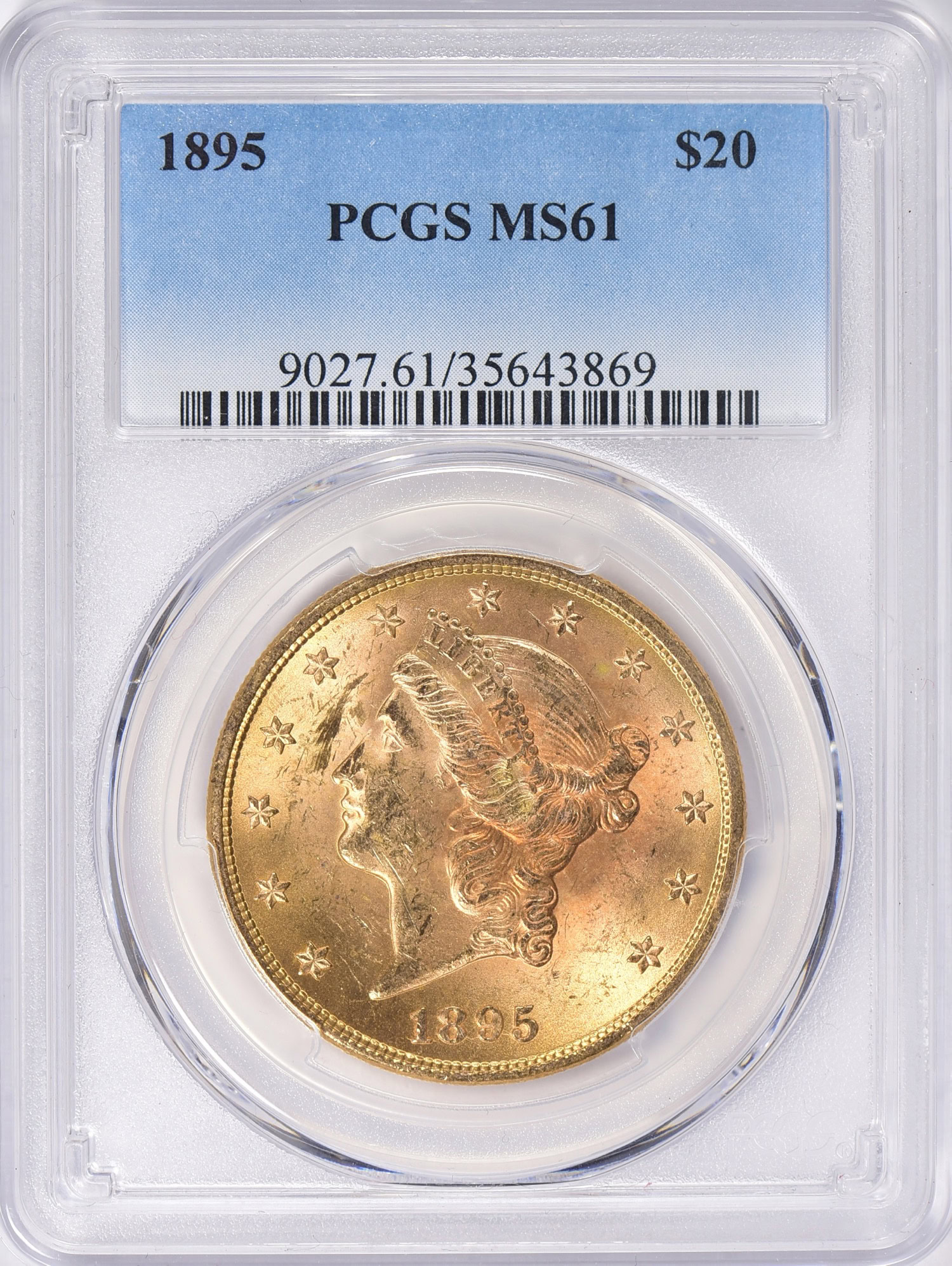 1895 Liberty Gold Double Eagle PCGS MS-61 (Item 1025787 ...