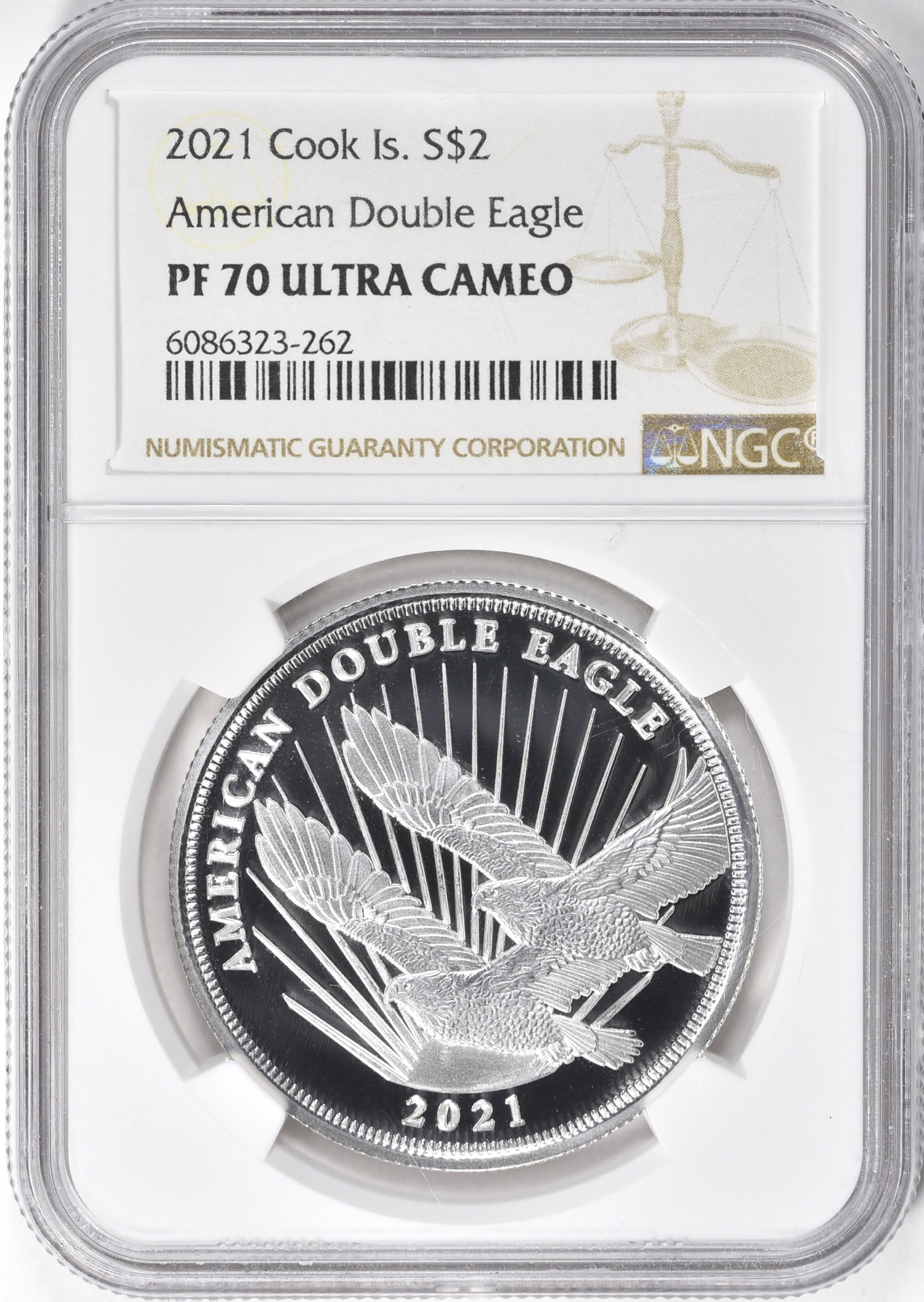 Cook Islands 2021 $2 Silver American Double Eagle NGC Proof-70 UC | NGC ...