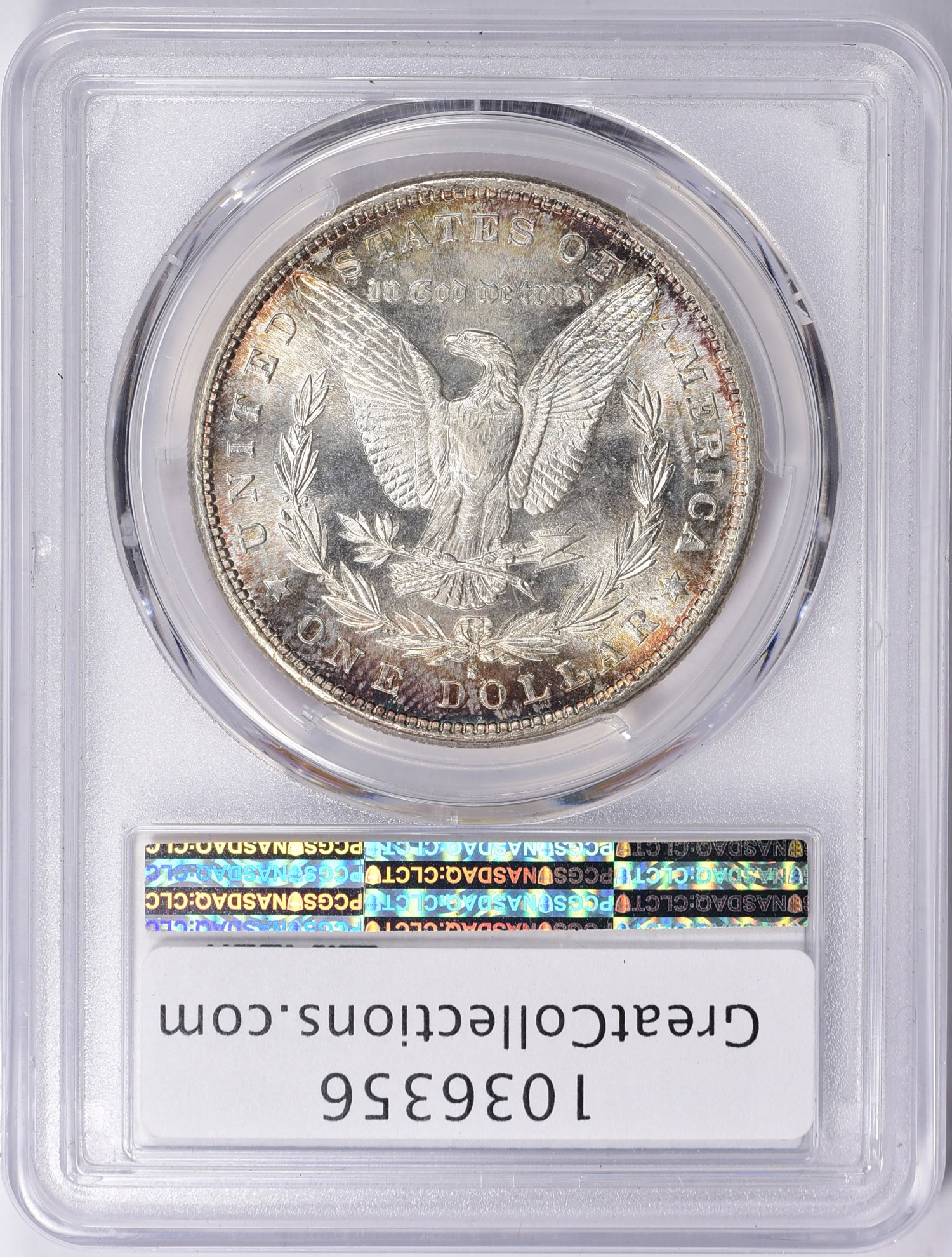 1881-S Morgan Silver Dollar PCGS MS-65+ (CAC Green) (Toned) (Item 1036356) | GreatCollections ...