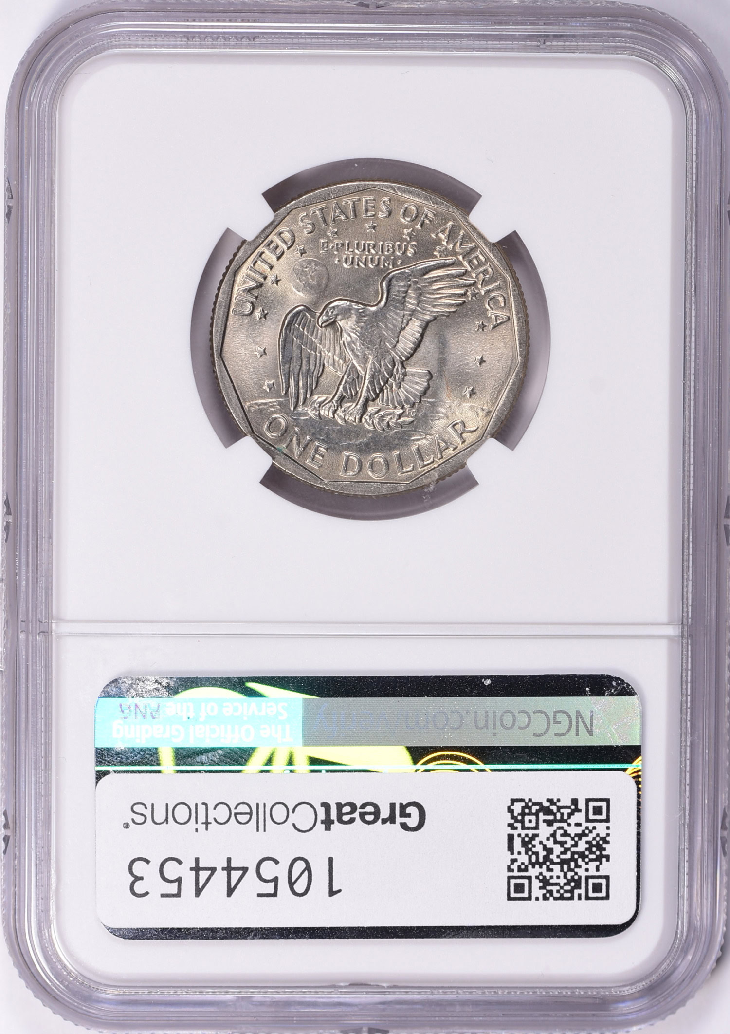 1979-P Susan B. Anthony Dollar Wide Rim NGC MS-67+ (Item 1054453 ...