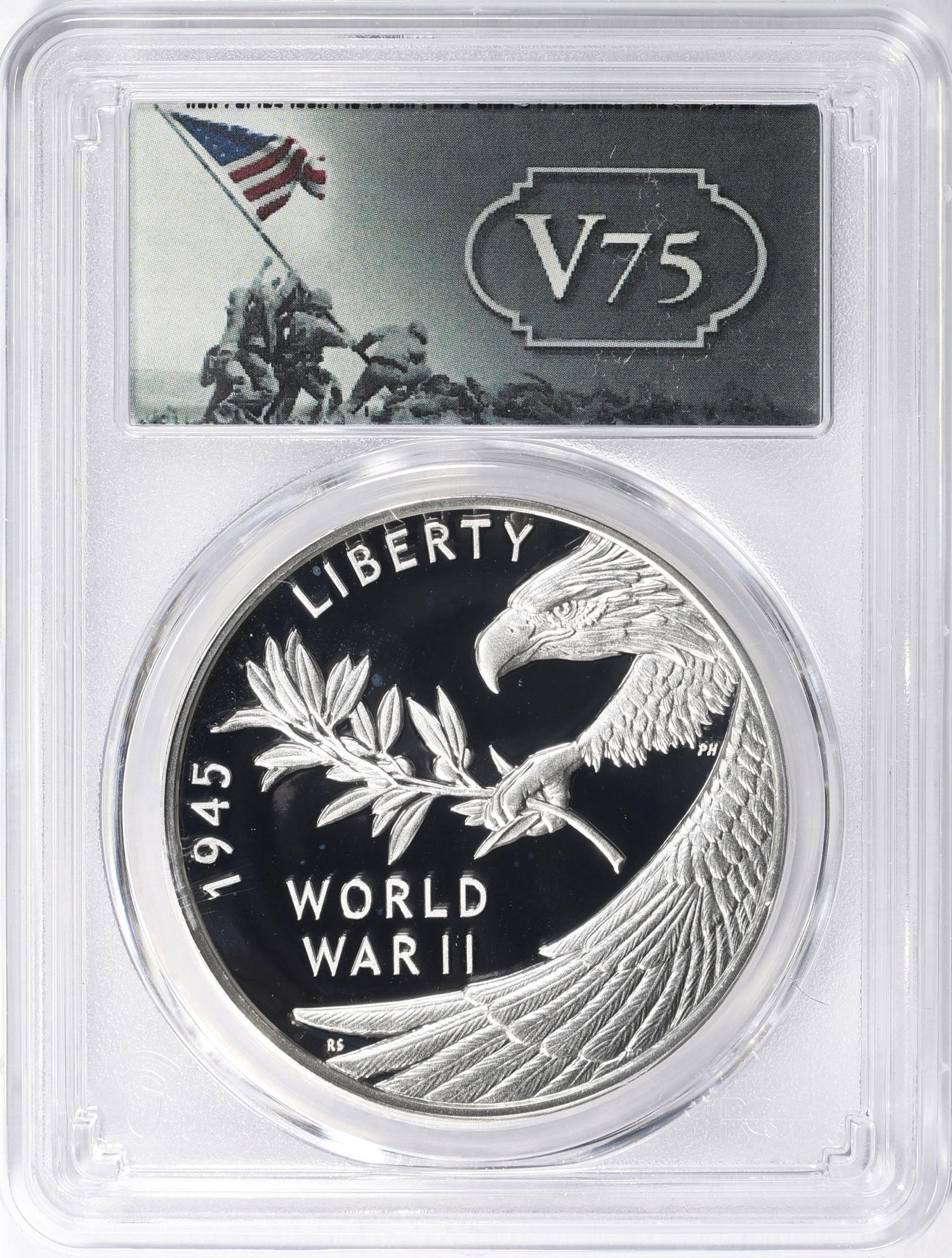 (2020) End of World War II 75th Anniversary Silver Medal PCGS Proof-68 ...