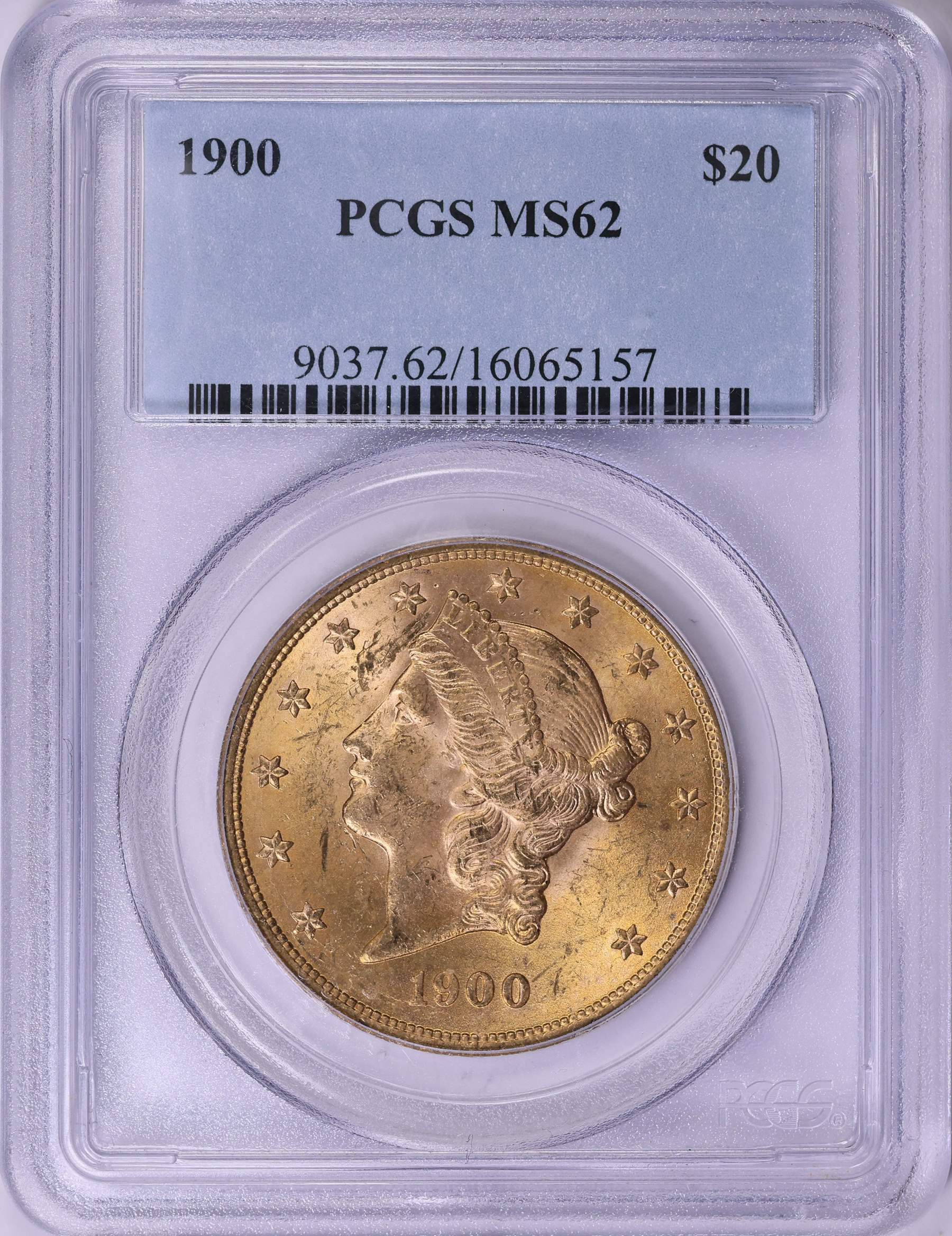 1900 Liberty Gold Double Eagle PCGS MS-62 (Item 1130016) | GreatCollections Coin Auctions