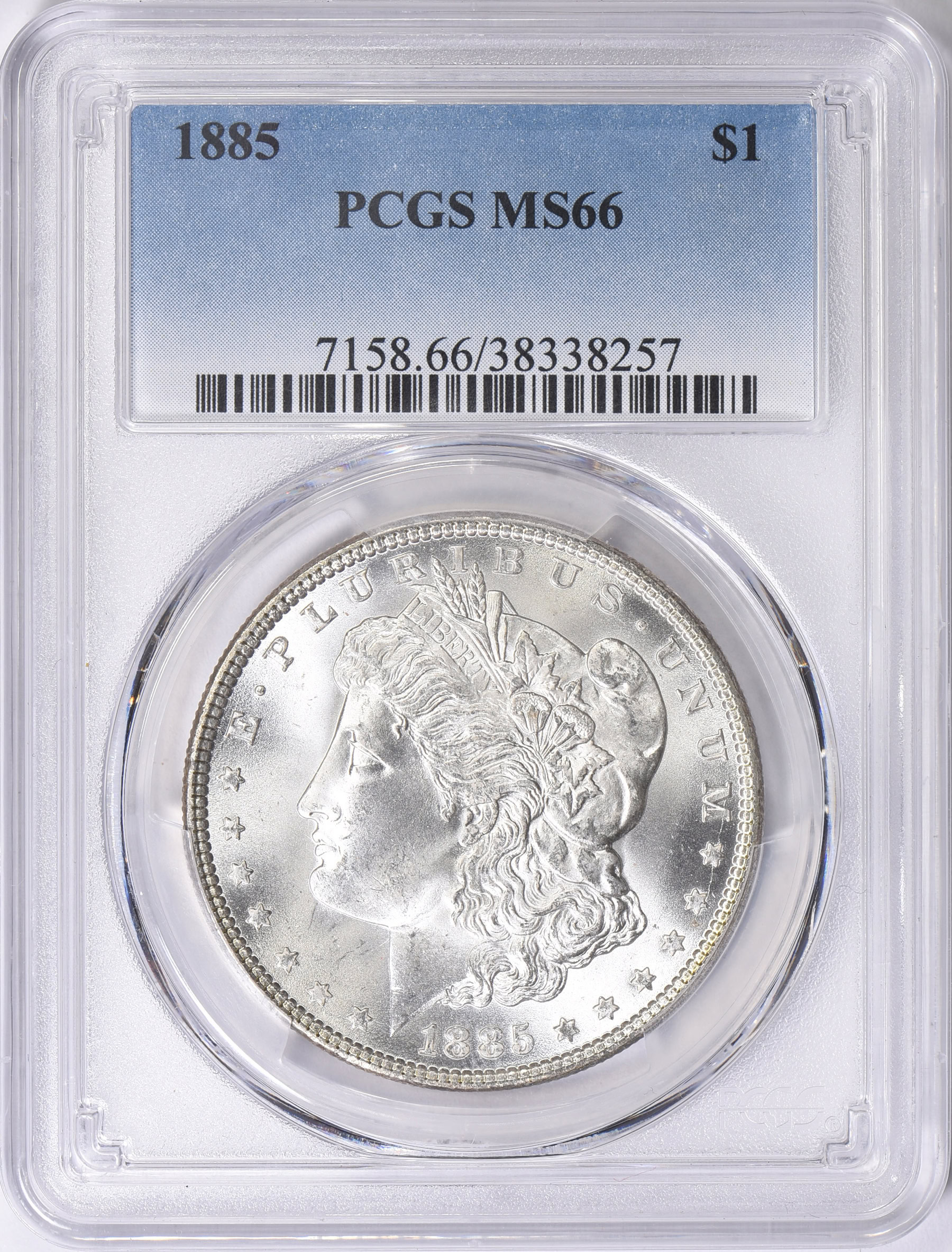 1885 Morgan Silver Dollar PCGS MS-66 (Item 1130193) | GreatCollections ...