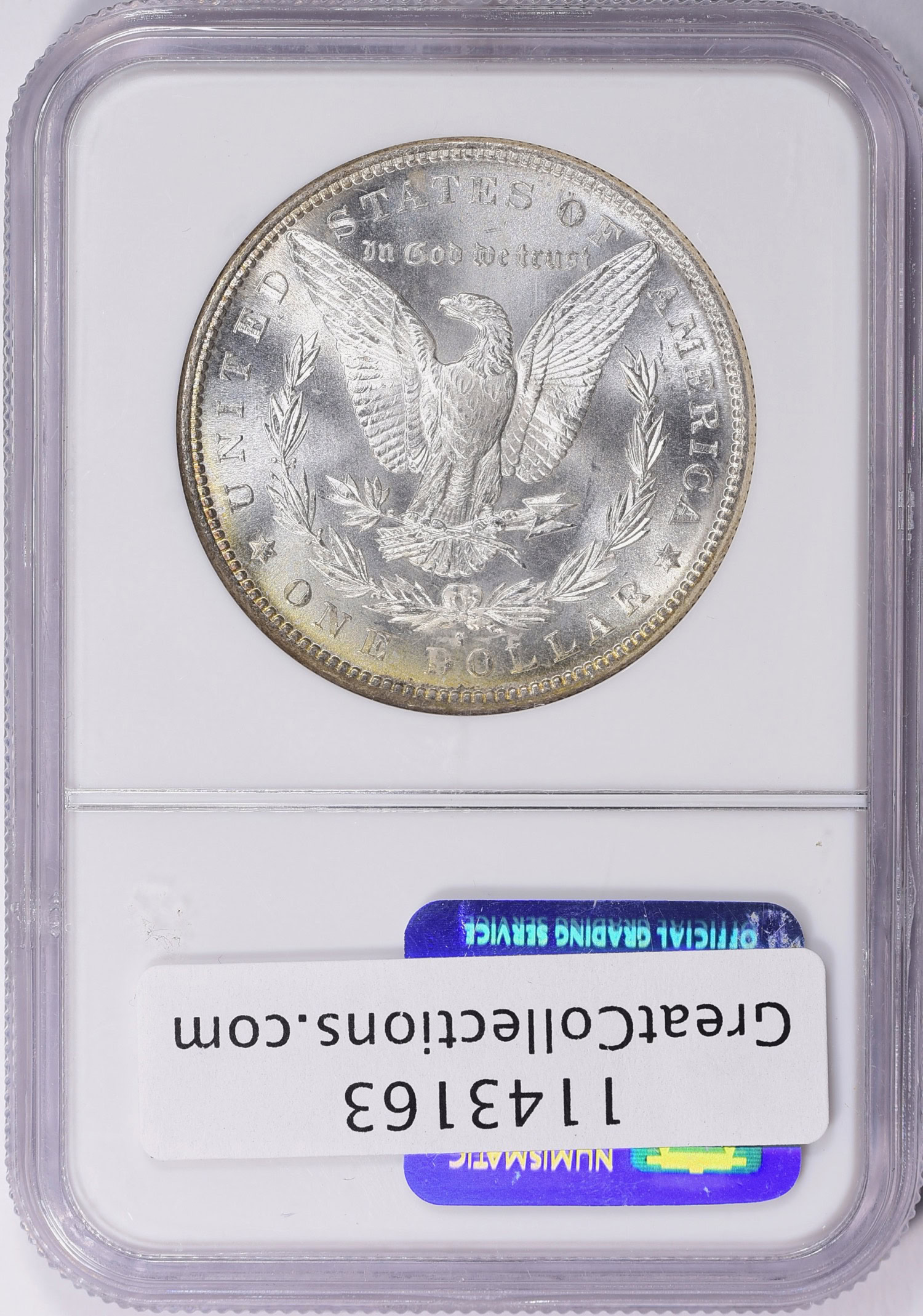 1882-S Morgan Silver Dollar NGC MS-66 ★ (CAC Green) (Toned) (Item 1143163) | GreatCollections ...