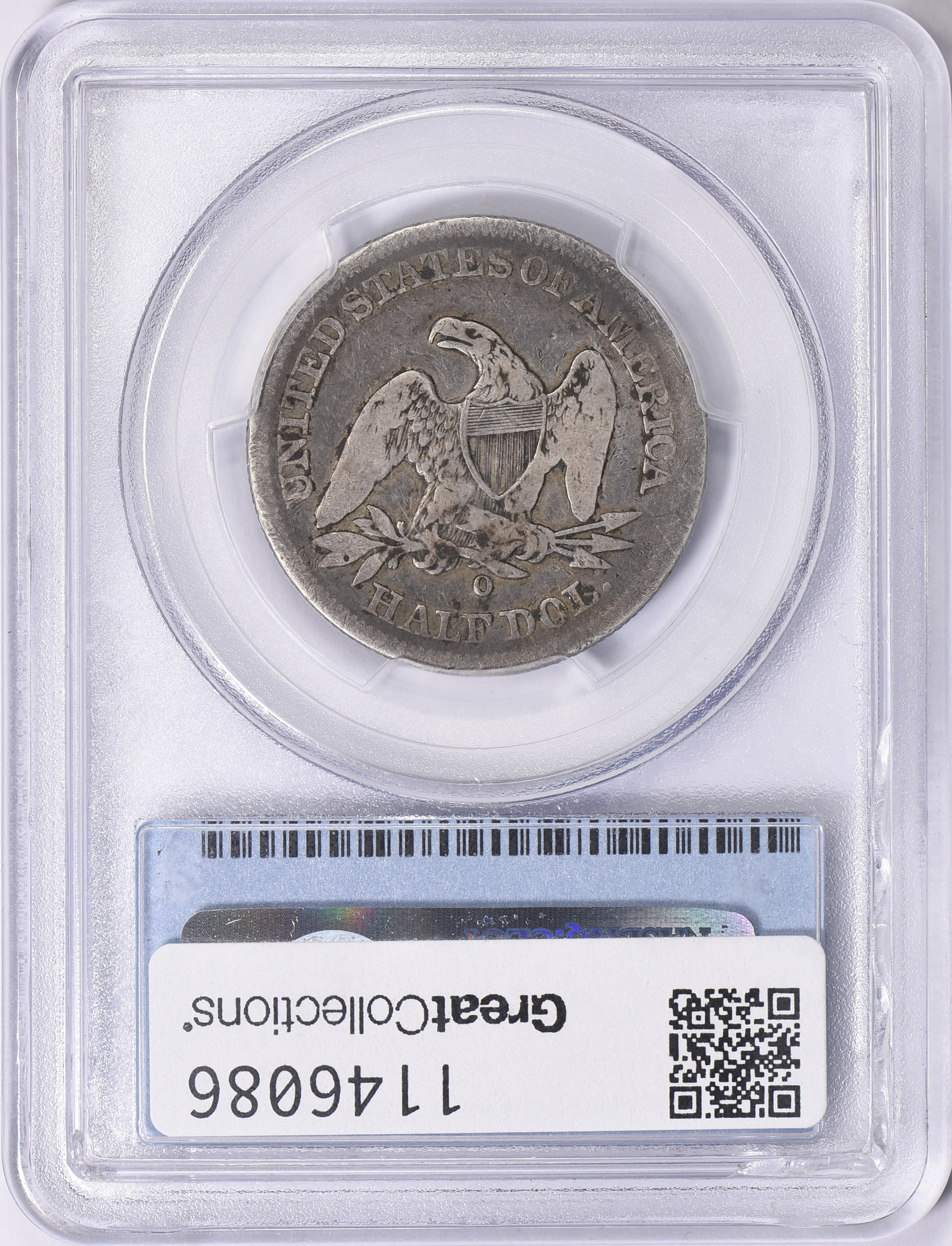 1853-O Seated Liberty Half Dollar No Arrows PCGS VG-08 (Item 1146086 ...