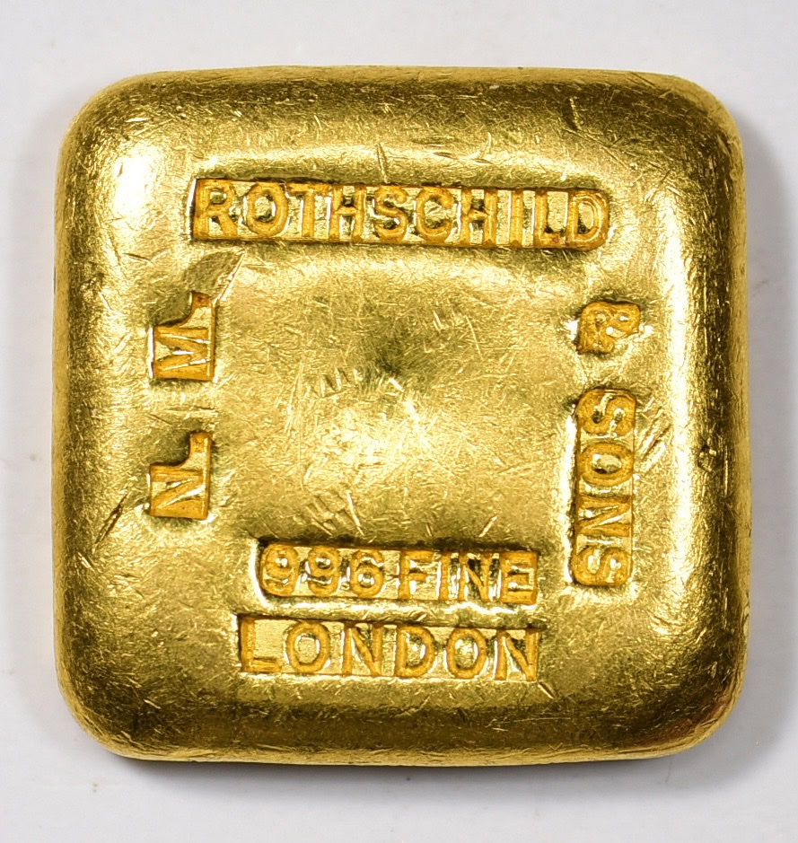 ND (c.1950-60s) N. M. Rothschild & Sons Gold Bar Uncertified (AGW = 1. ...
