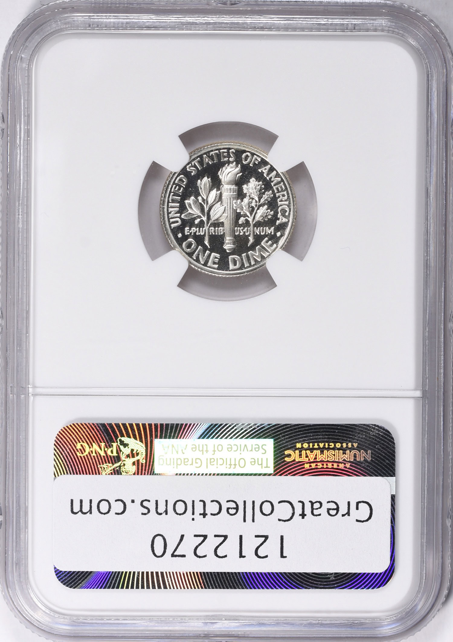 Mint Error 1994-S Silver Roosevelt Dime Partial Collar Error NGC Proof ...