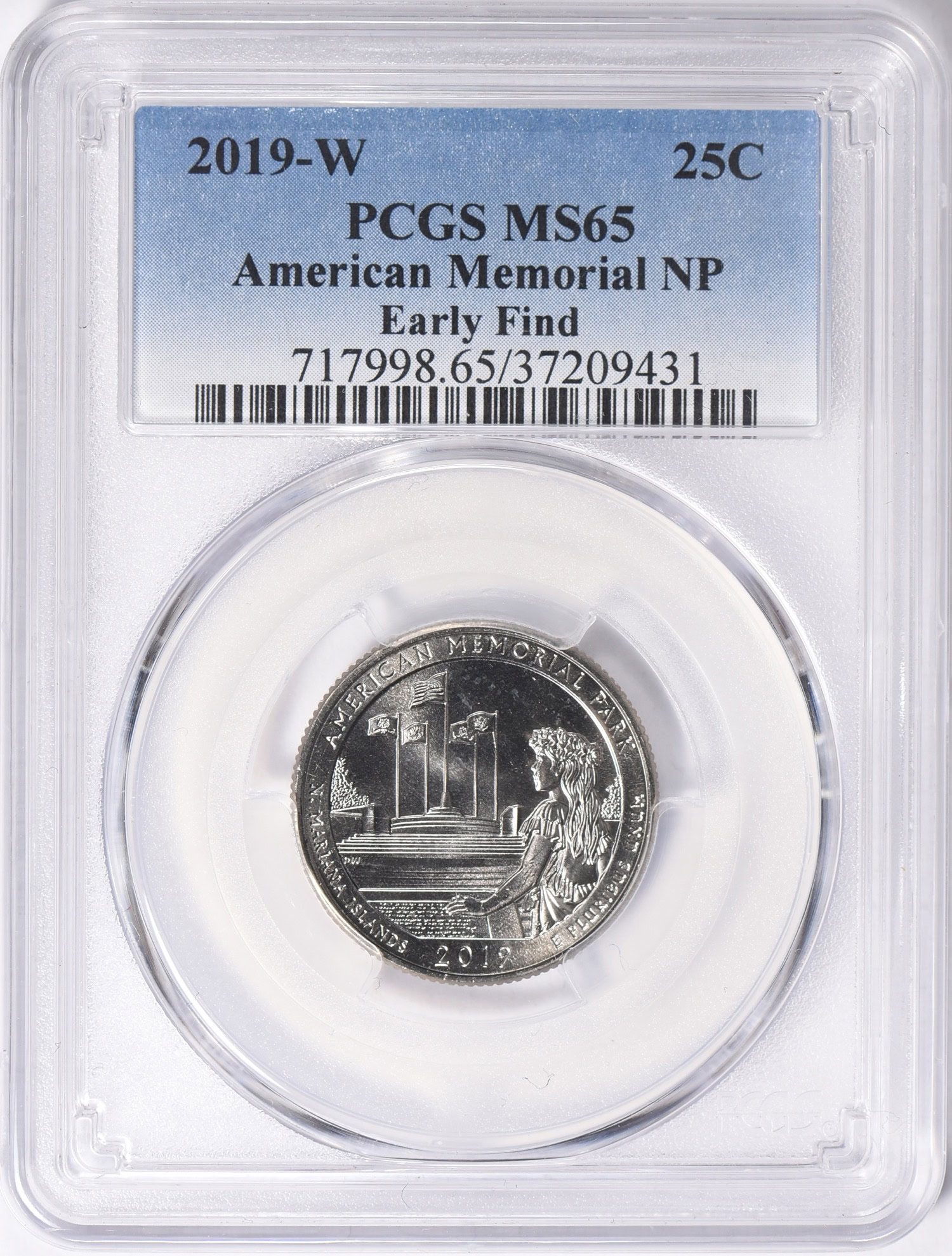 2019-W America the Beautiful Quarter American Memorial National Park ...