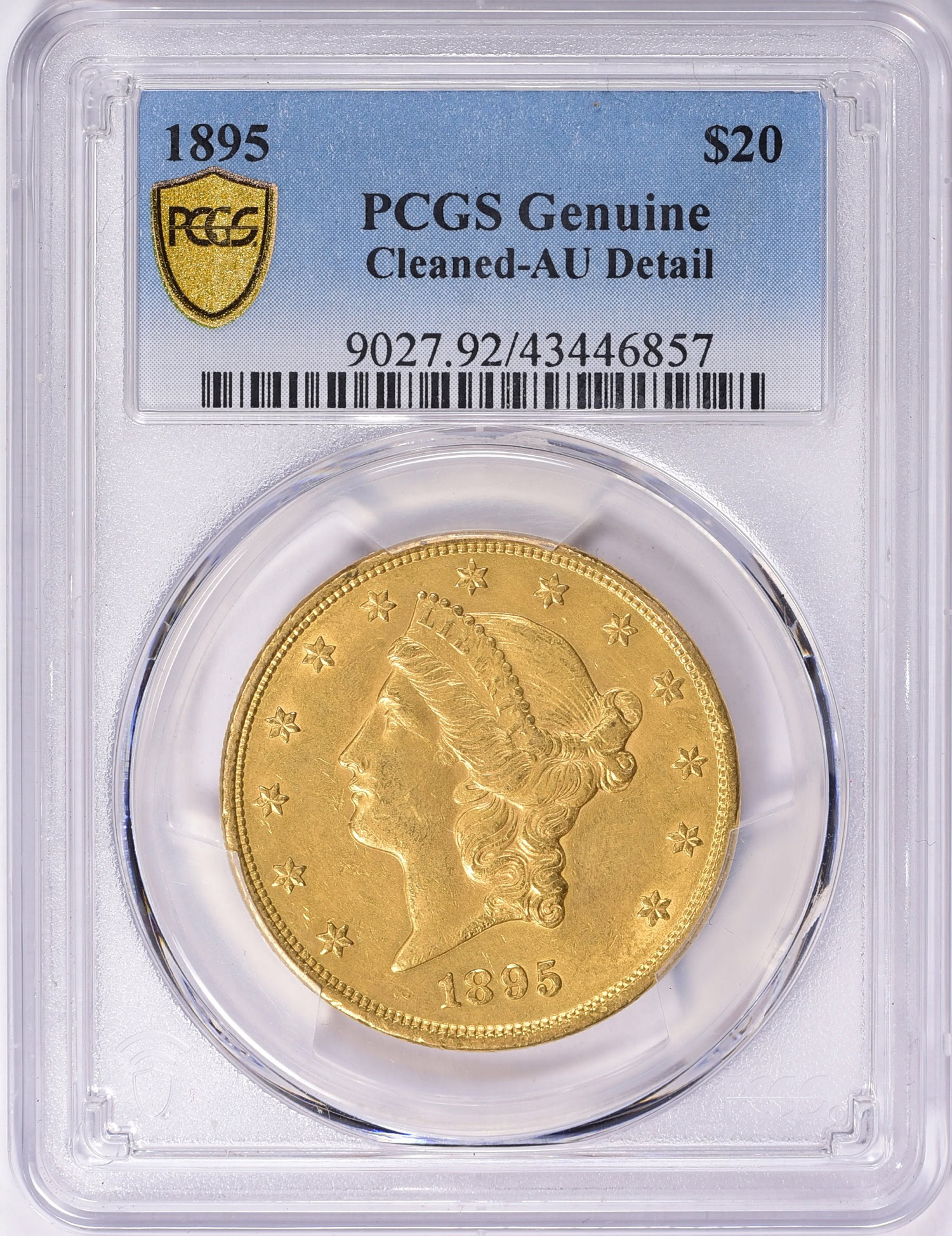 1895 Liberty Gold Double Eagle PCGS Genuine AU Details (Item 1229770) | GreatCollections Coin ...