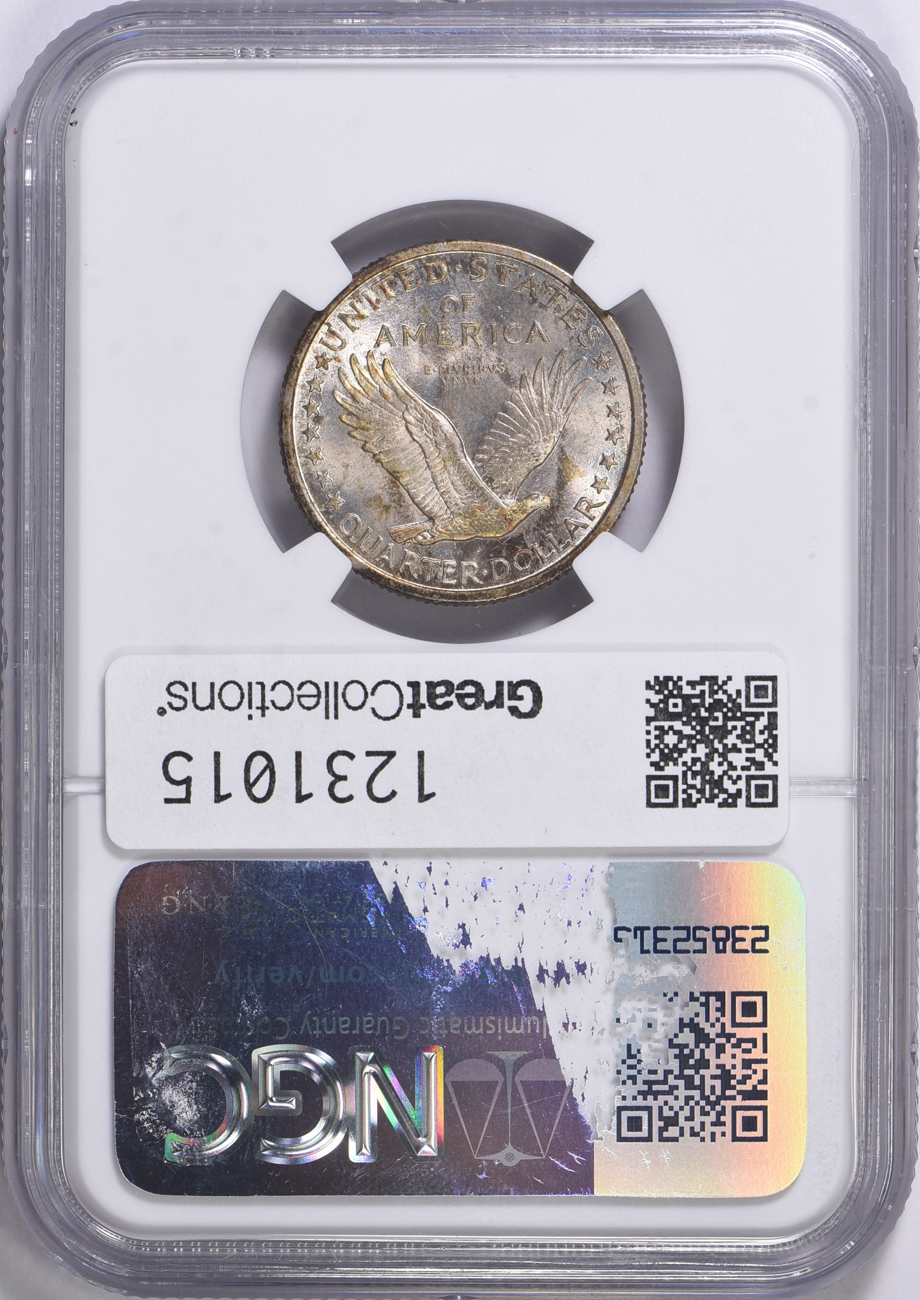 1916 Standing Liberty Quarter NGC MS-67 FH (Toned) (Item 1231015 ...