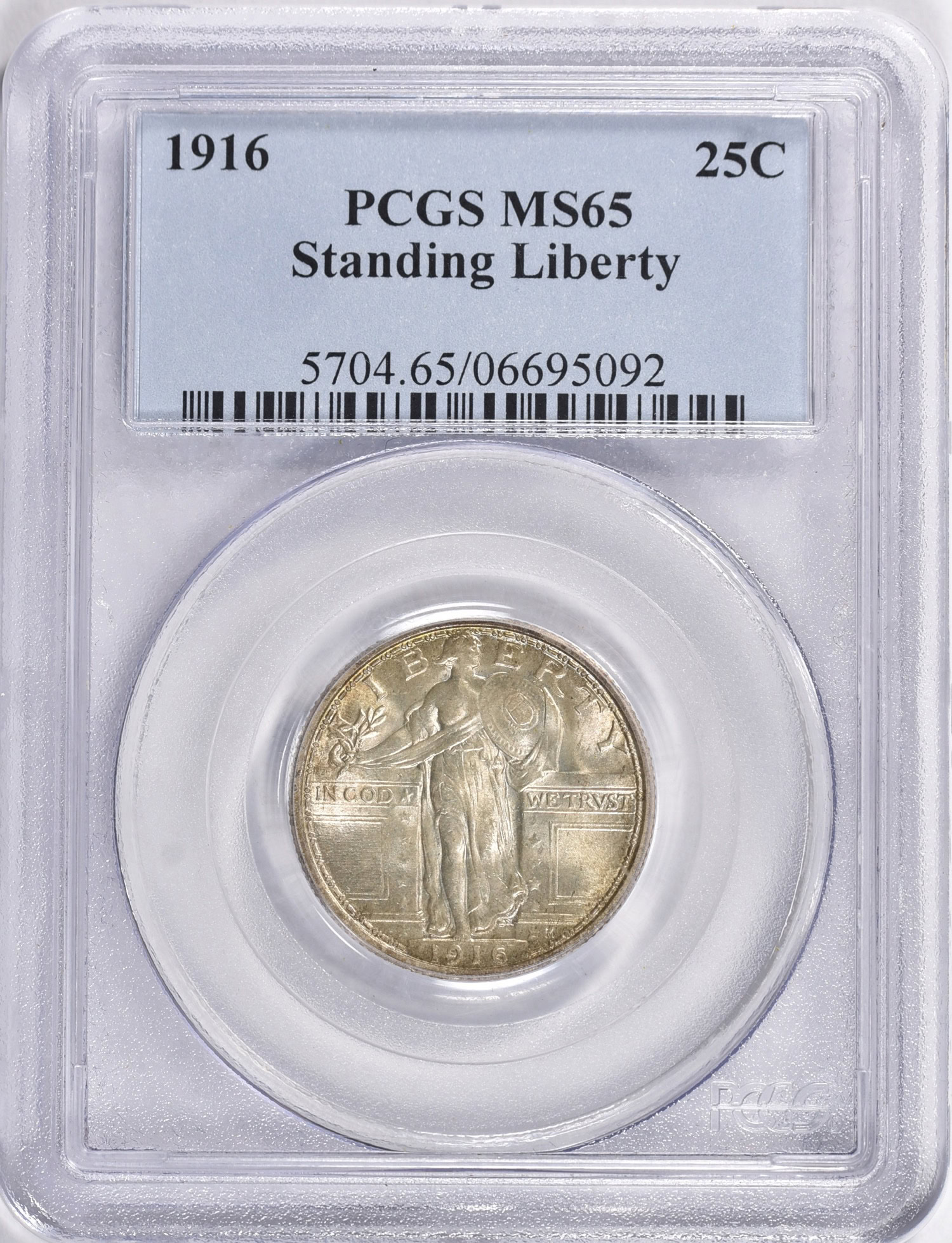 1916 Standing Liberty Quarter PCGS MS-65 (Item 1235885 ...