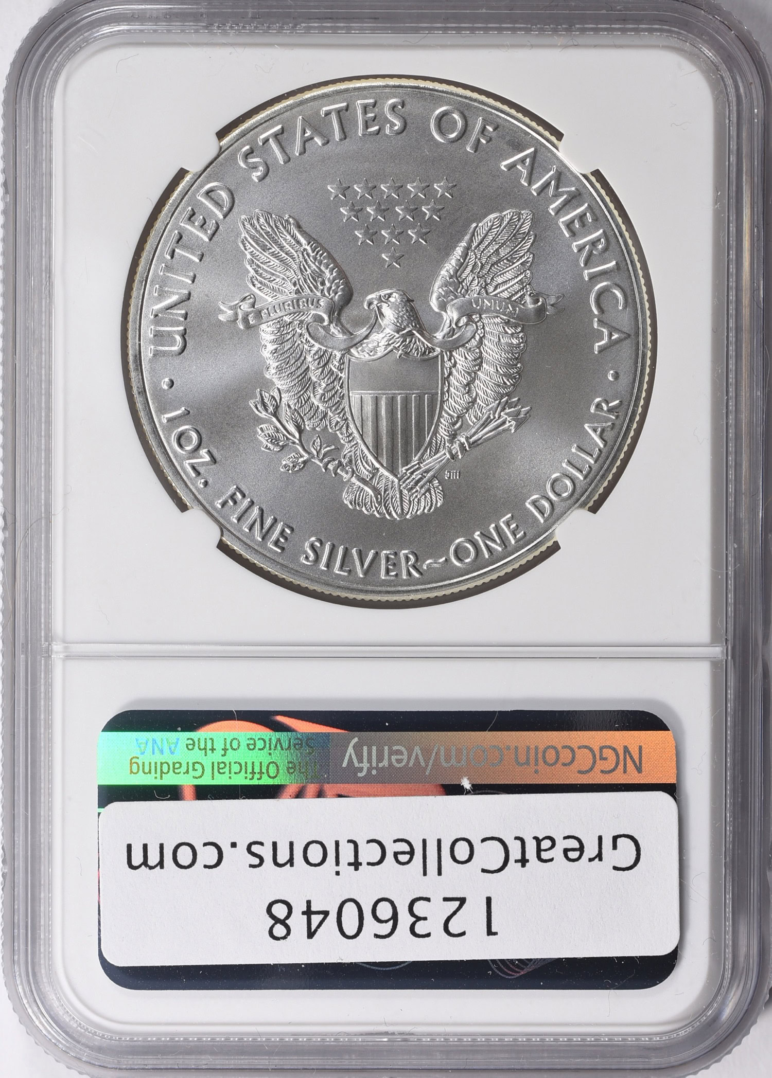 2016 $1 Silver Eagle 30th Anniversary NGC MS-70 (Donald Trump Label ...