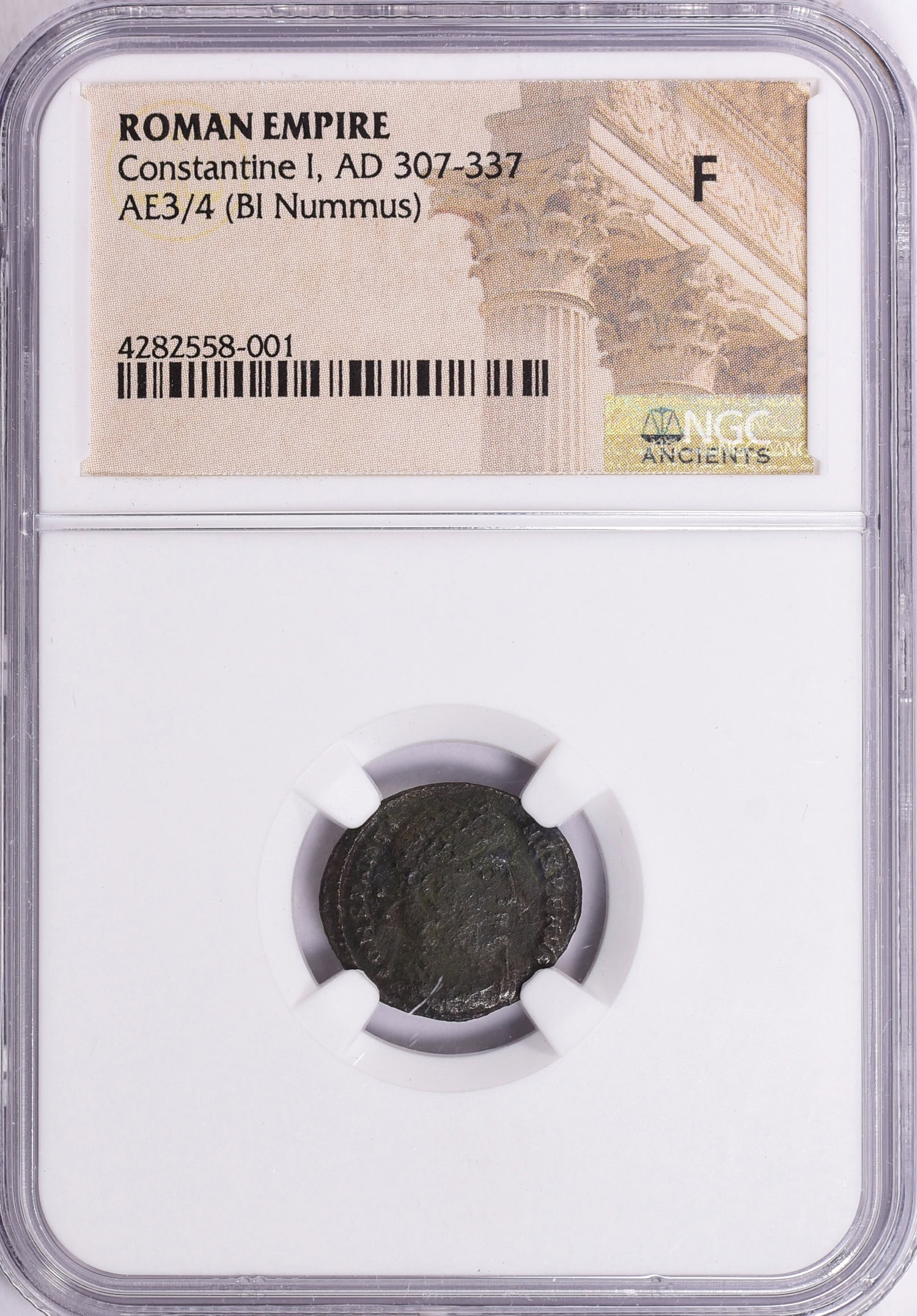 Ancient Roman Empire, Constantine I (A.D. 307-337) AE3/4 (BI Nummus ...