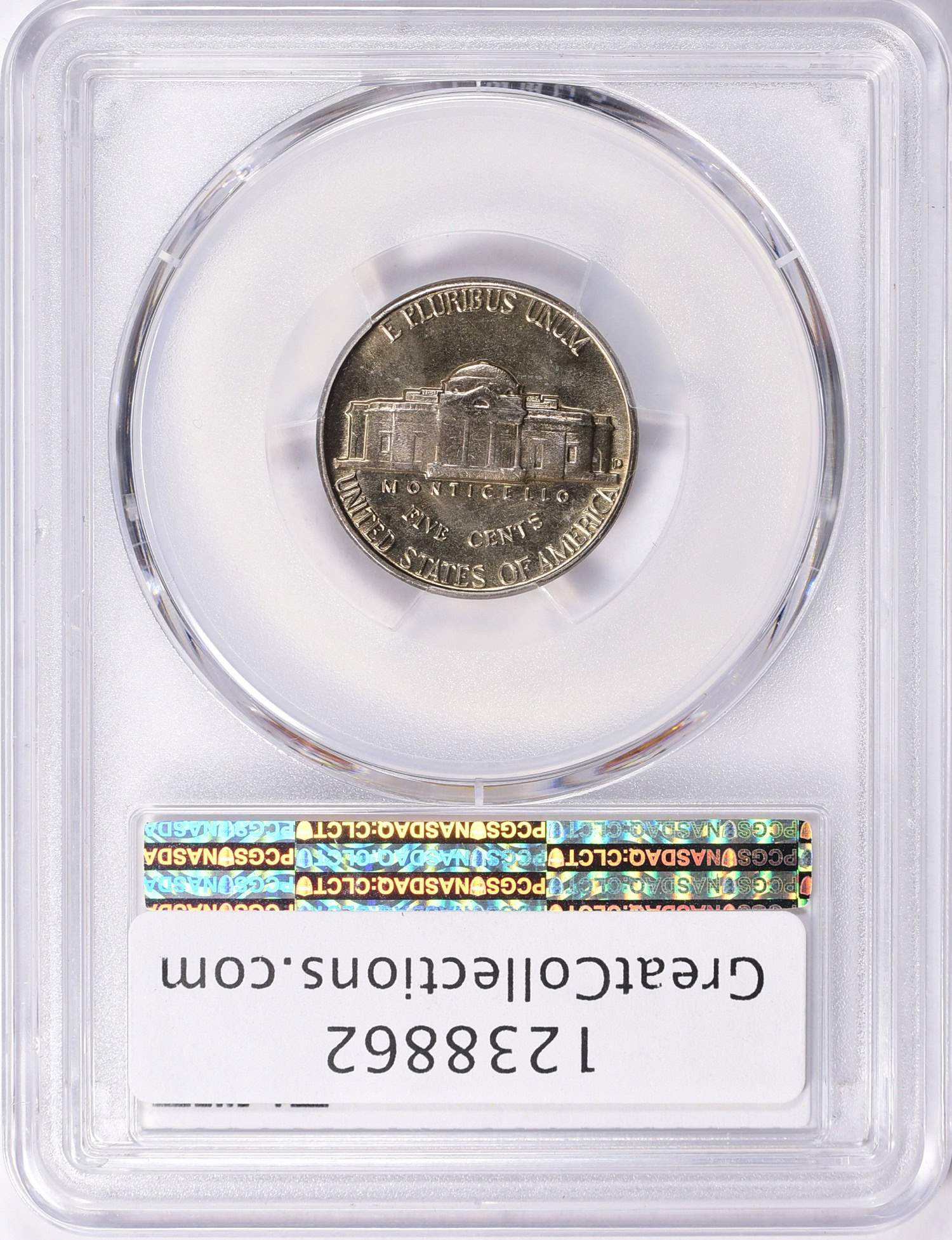 1962-D Jefferson Nickel PCGS MS-66 (Toned) (Item 1238862 ...