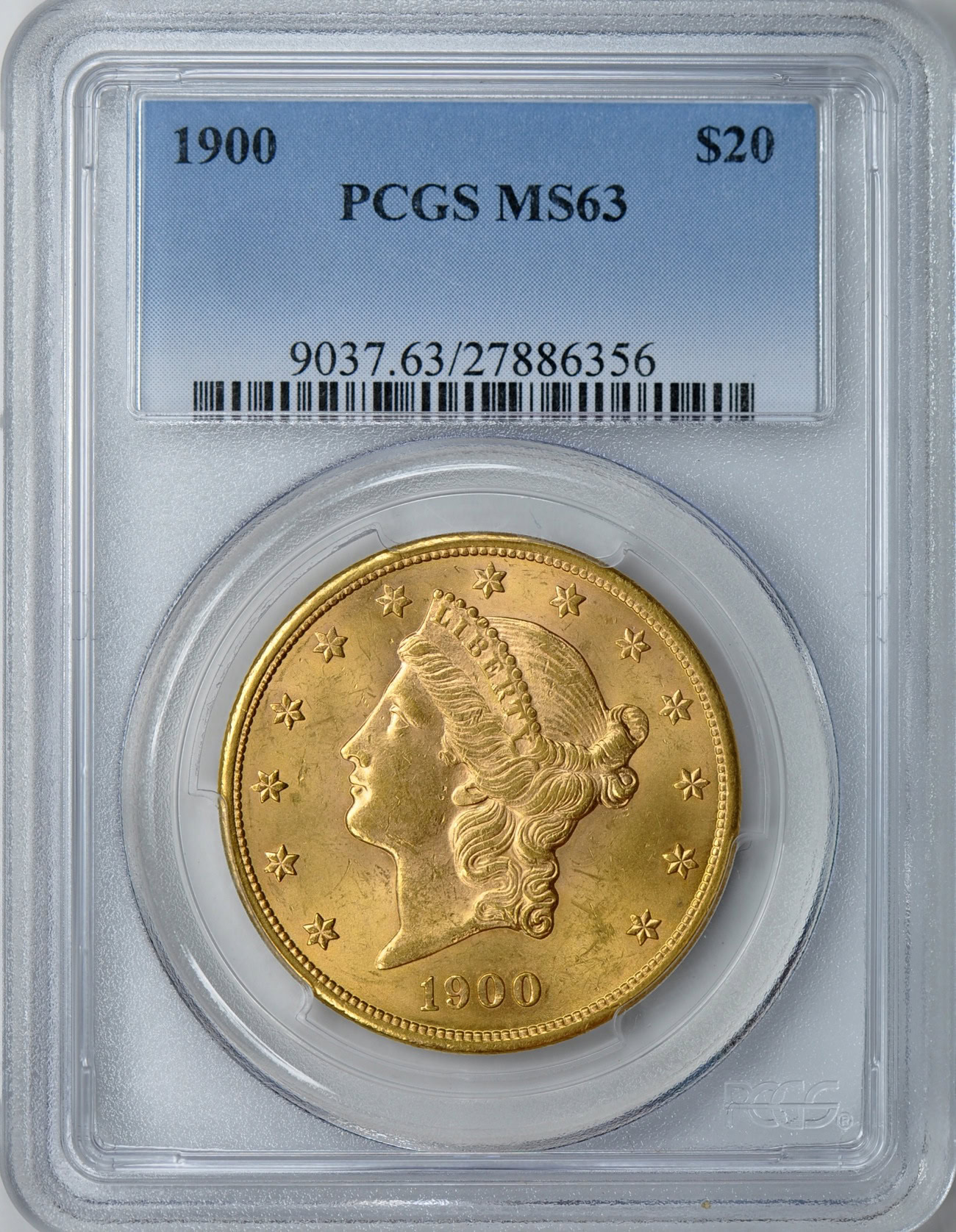 1900 Liberty Gold Double Eagle PCGS MS-63 (Item 123987) | GreatCollections Coin Auctions