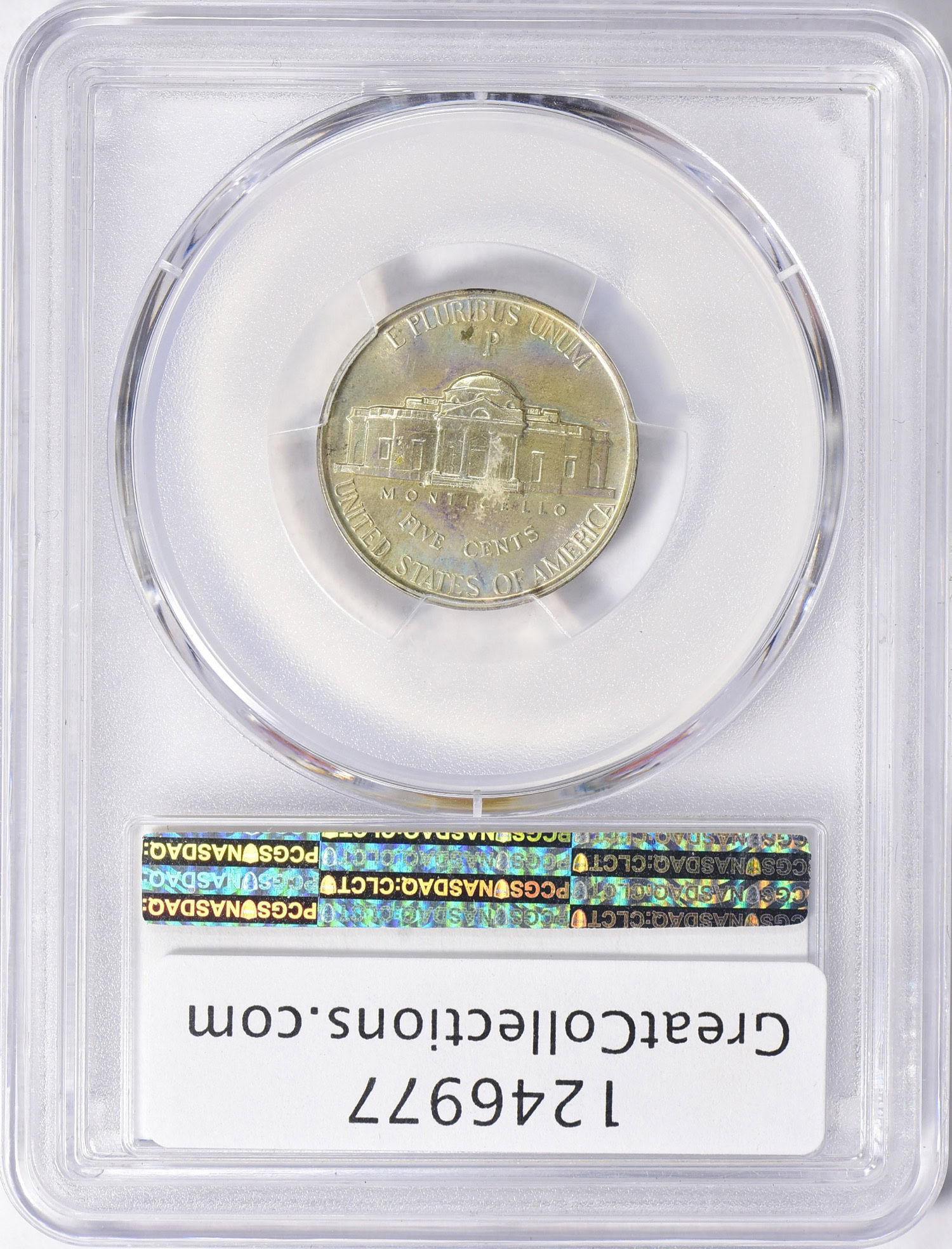 1942-P Jefferson Nickel Type 2 PCGS Proof-67+ (CAC Green) (Toned) (Item ...