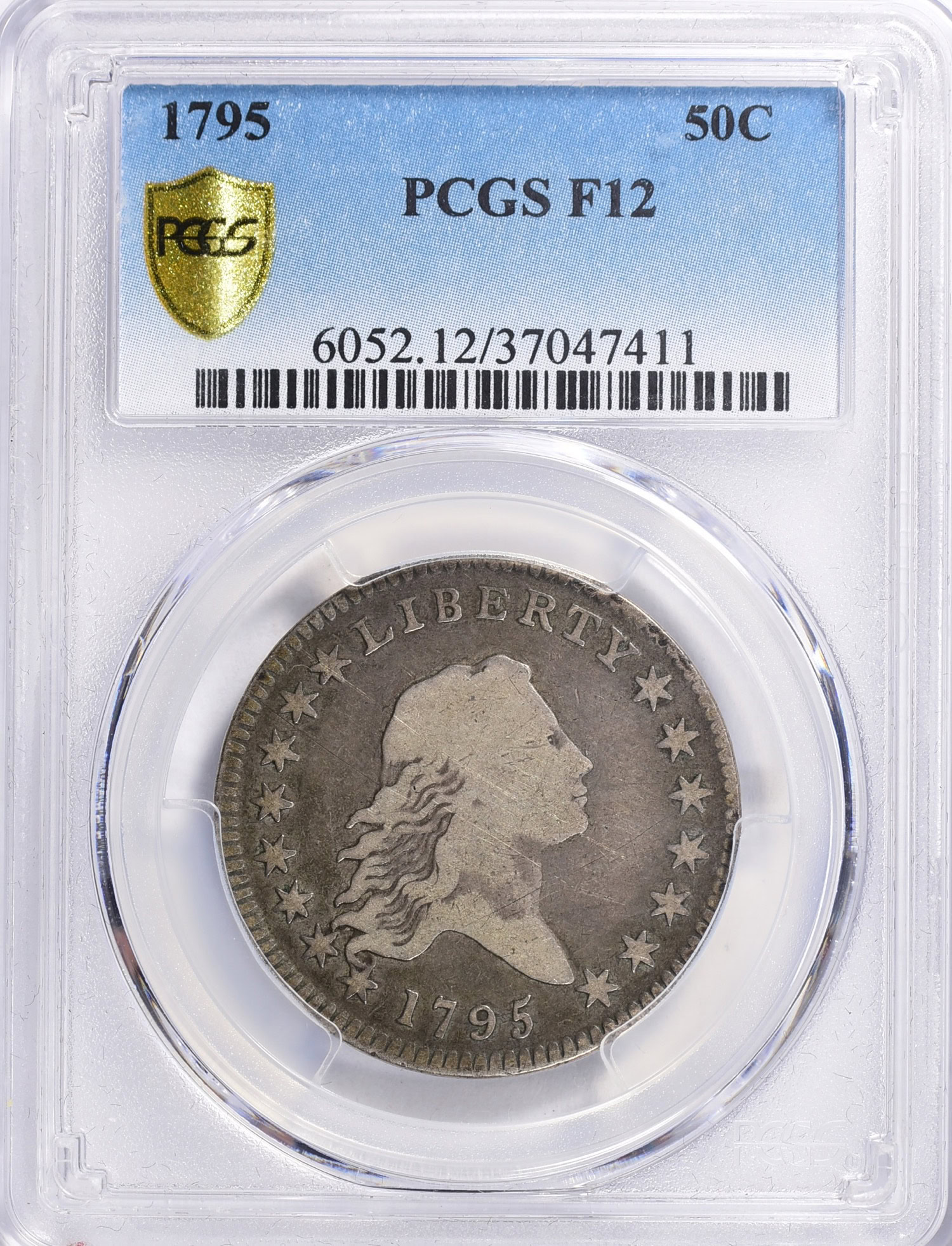 1795 Flowing Hair Half Dollar PCGS F-12 (Item 1250157) | GreatCollections Coin Auctions