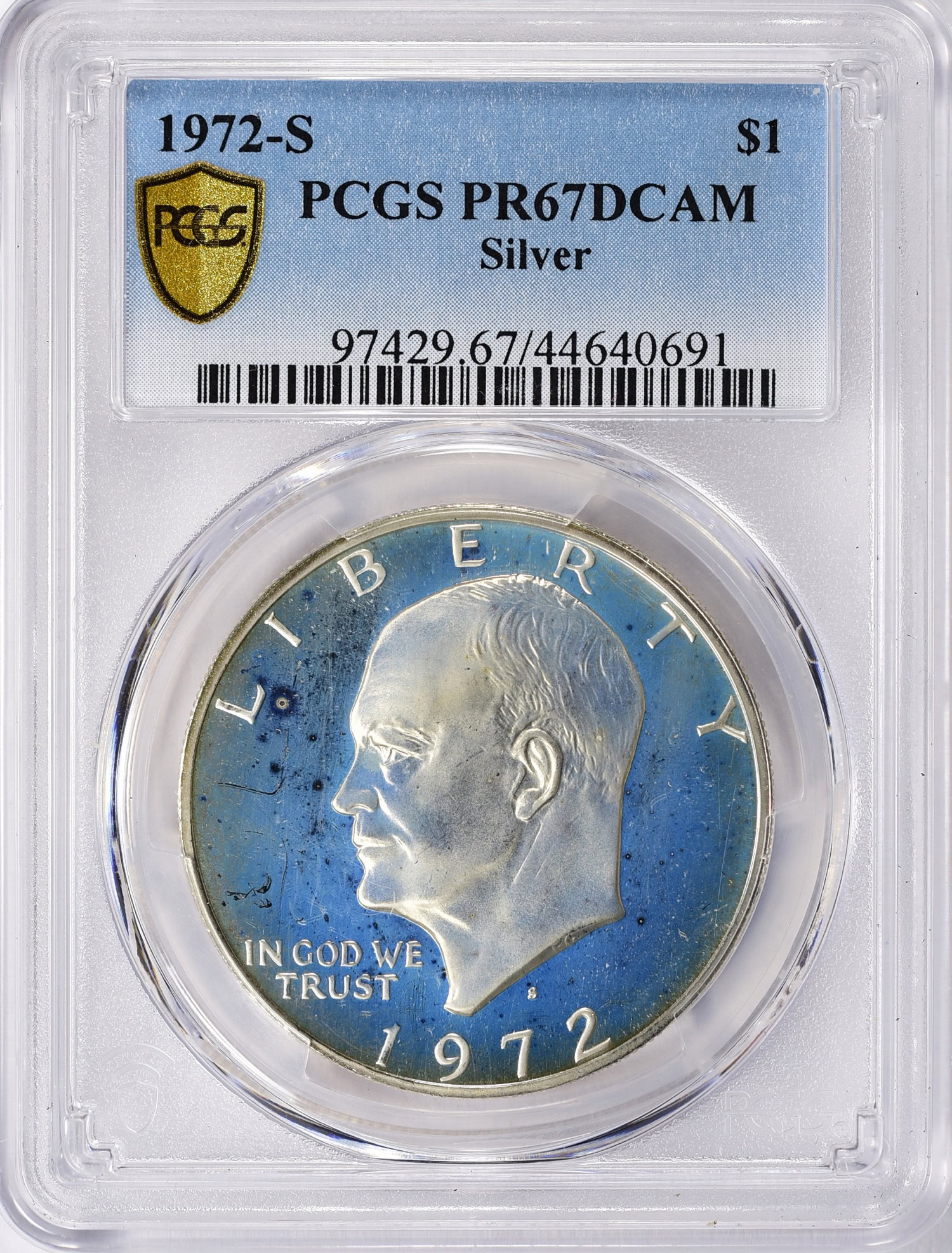 1972-S Eisenhower Dollar Silver PCGS Proof-67 DCAM (Item 1252052 ...