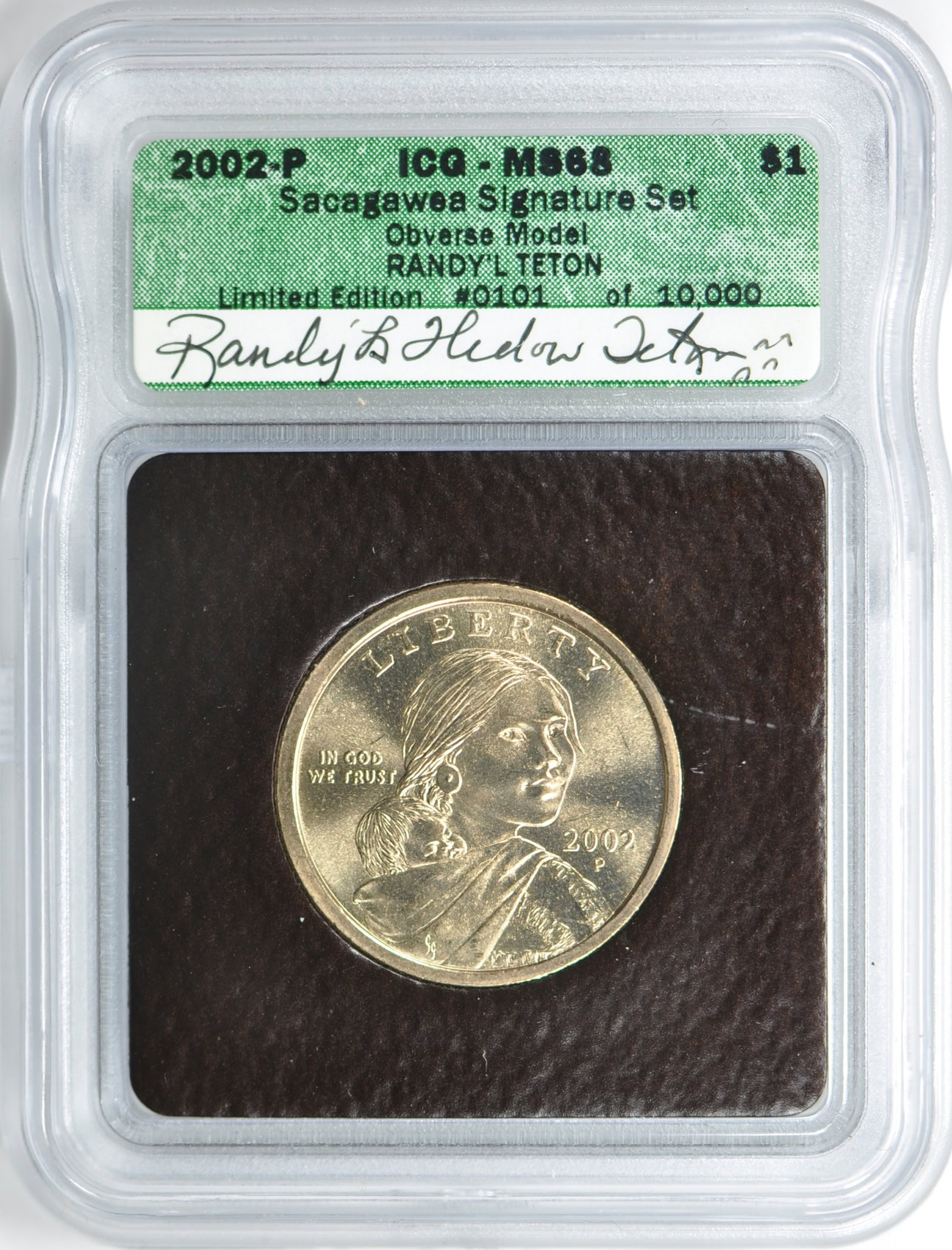 2002-P/D/S Sacagawea Dollar Signature Set ICG MS-68/Proof-70 DCAM ...