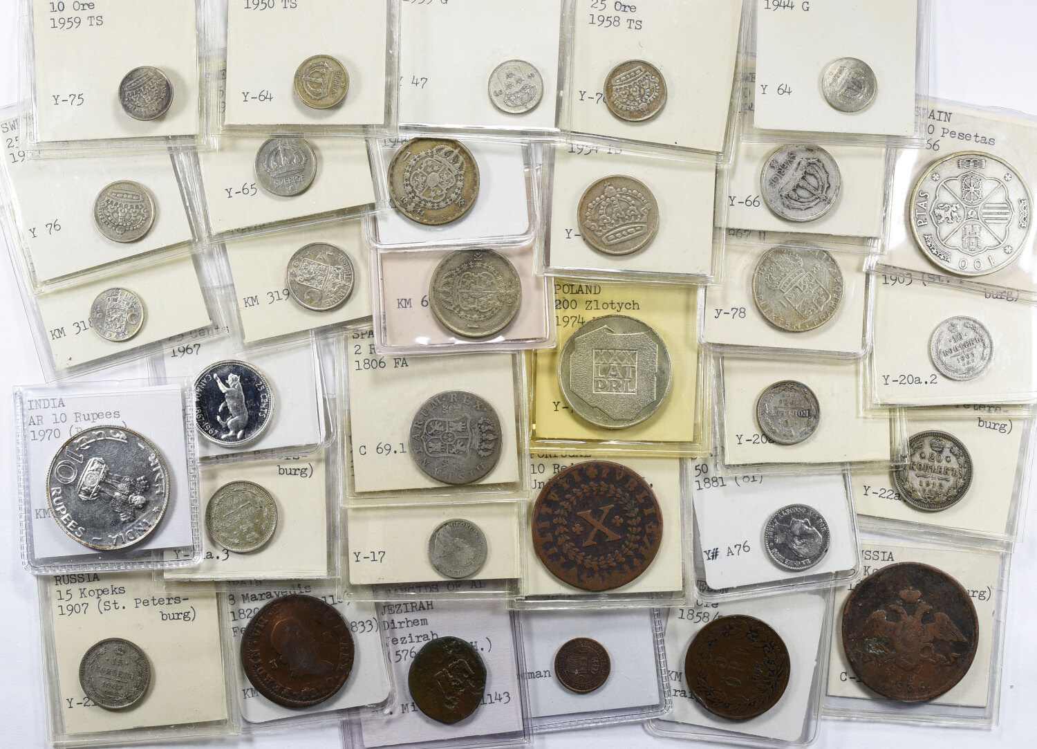 Various Countries 19th-20th Centuries Worldwide Copper and Silver ...