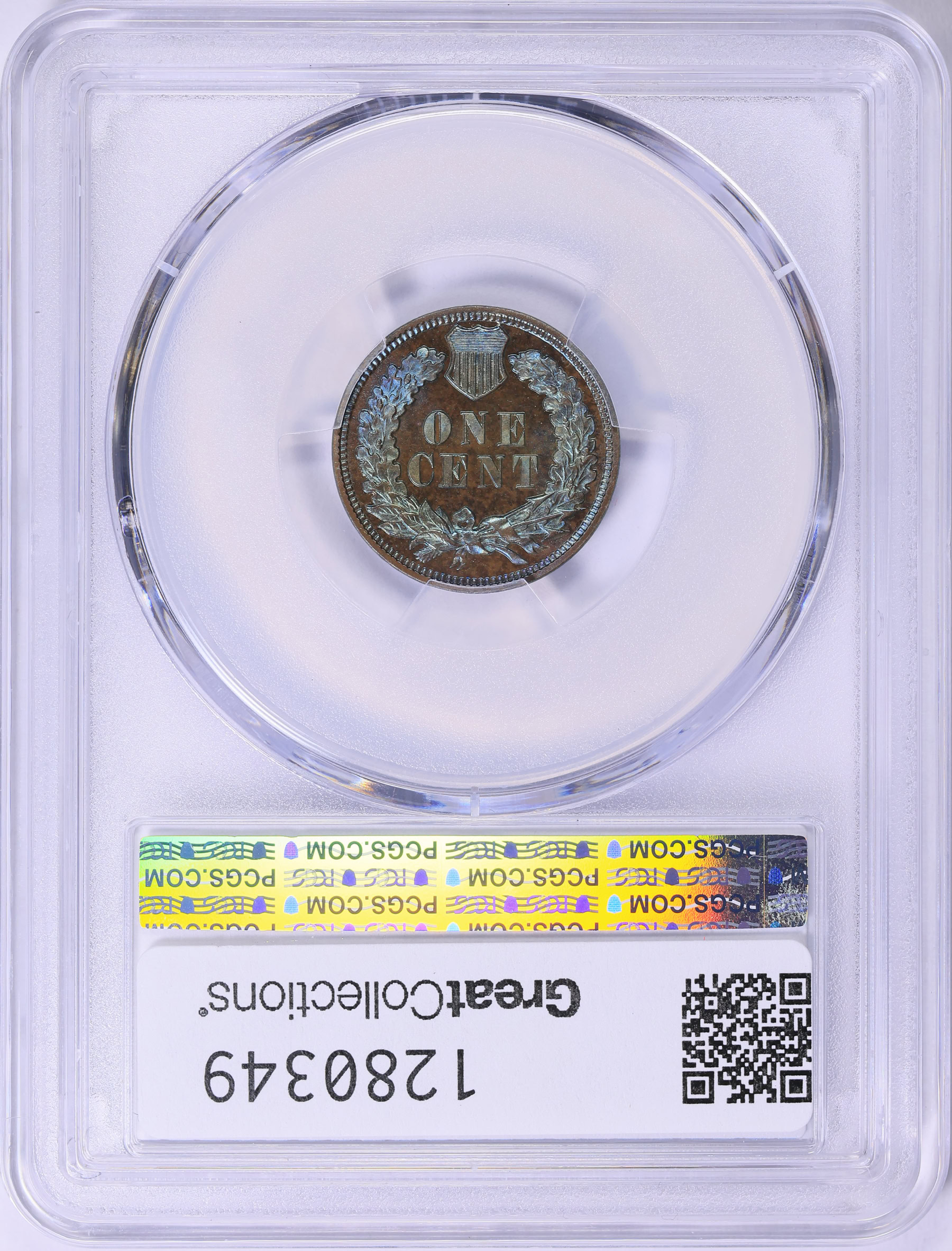 1897 Indian Cent PCGS Proof-67 BN (Toned) (Item 1280349 ...