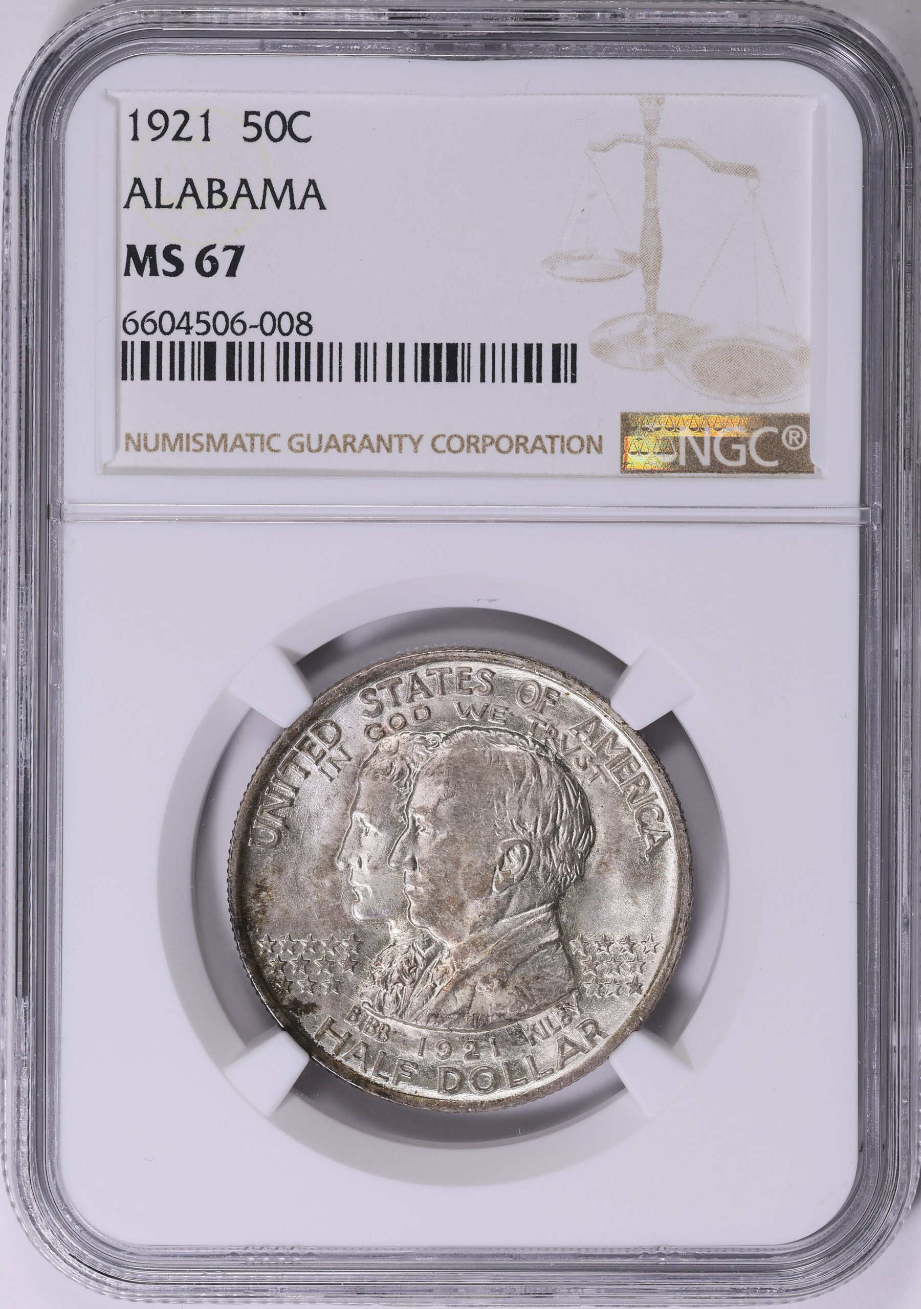 1921 Alabama Centennial Half Dollar NGC MS-67 (Item 1283414 ...