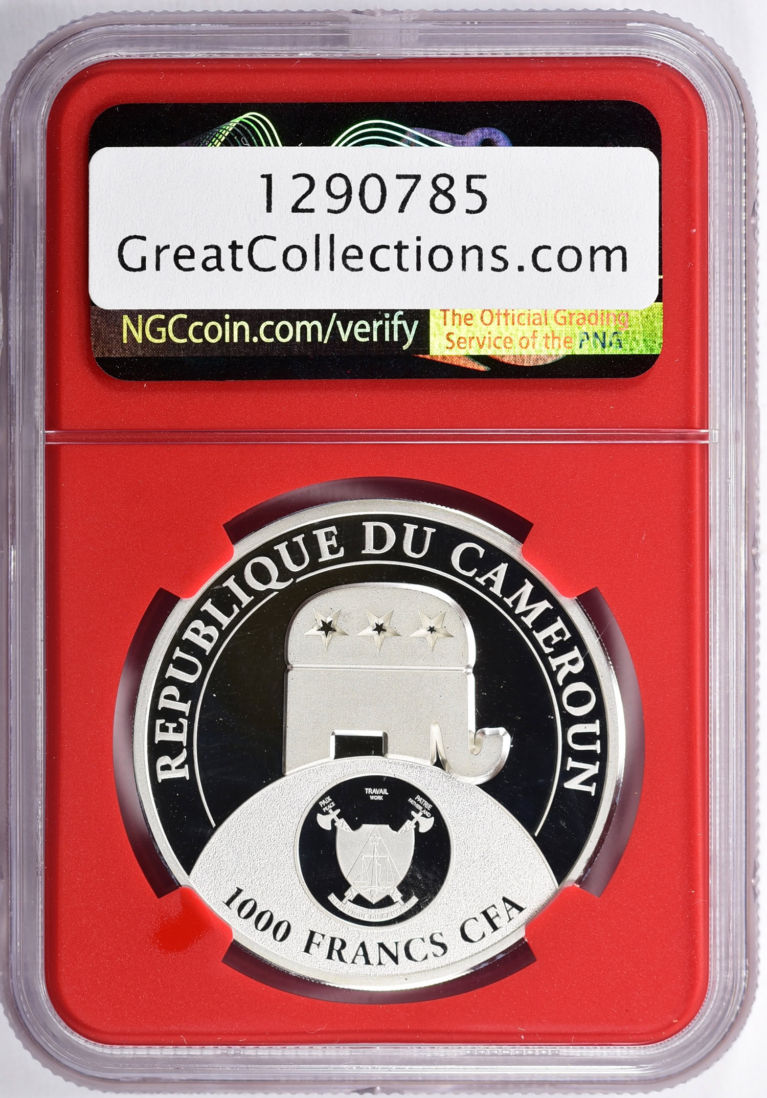 Cameroon 2020 Silver 1,000 Francs Donald Trump All Together High Relief ...