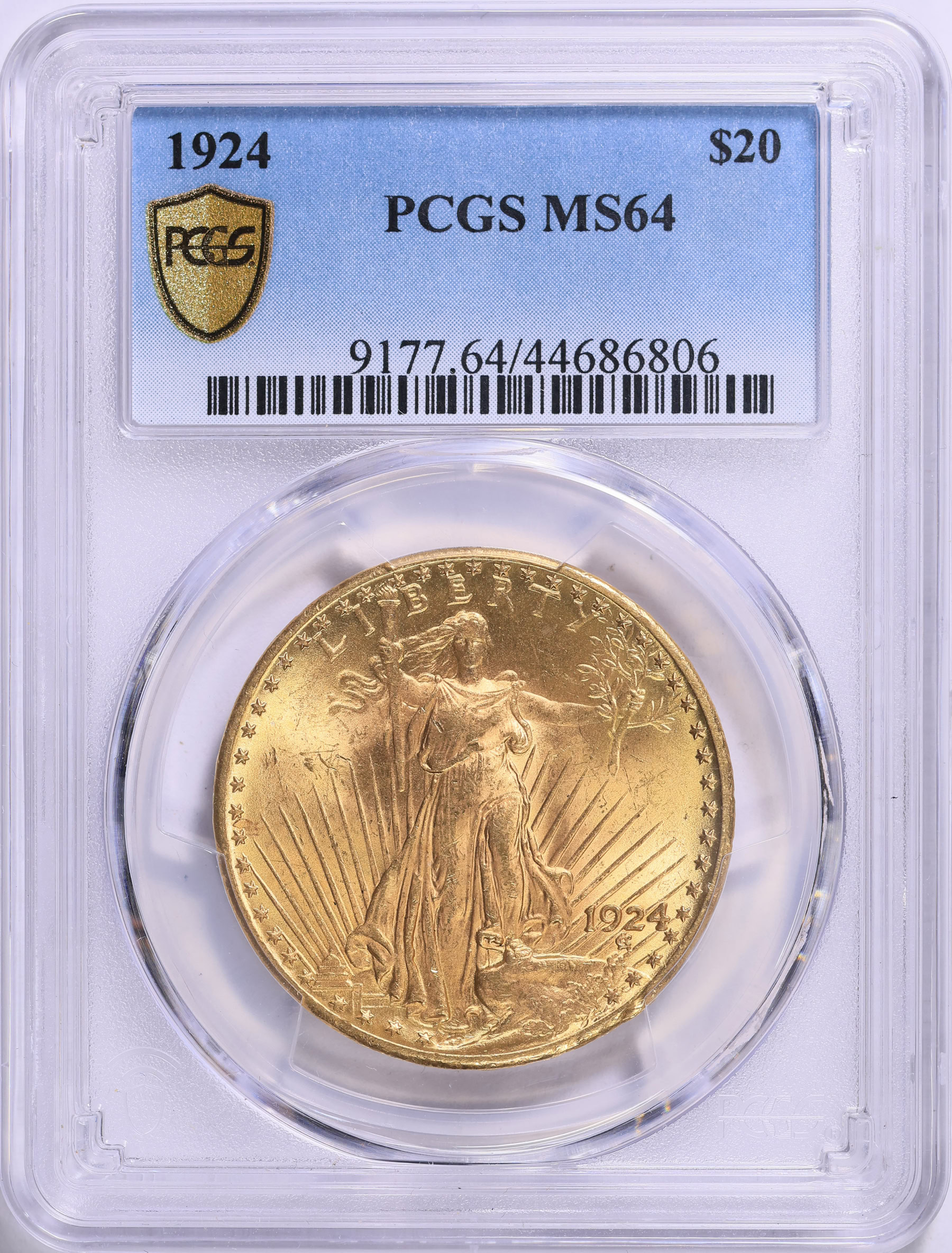 1924 Saint-Gaudens Gold Double Eagle PCGS MS-64 (Item 1292115) | GreatCollections Coin Auctions
