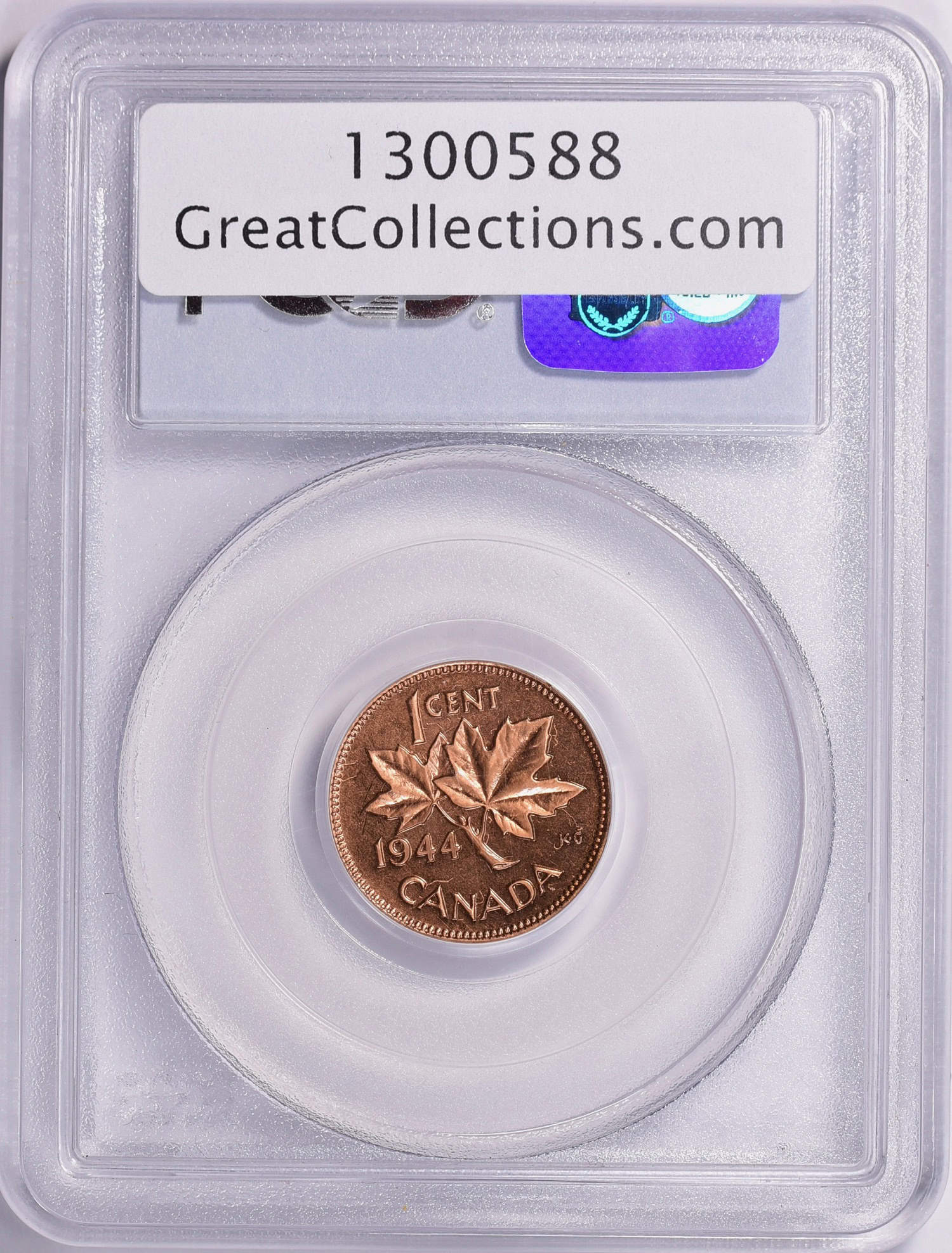Canada 1944 Cent KM-32 PCGS SP-64 RD (Pittman/Belzberg Collection ...