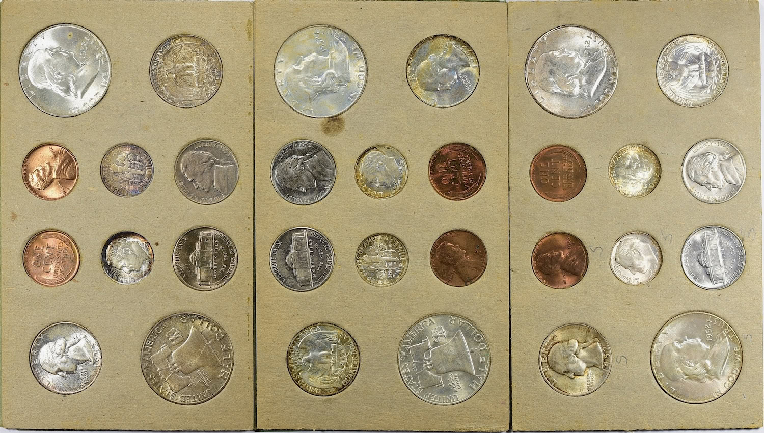 1952 U.S. Mint Double Mint Set Uncertified in Original Packaging (1 Set ...