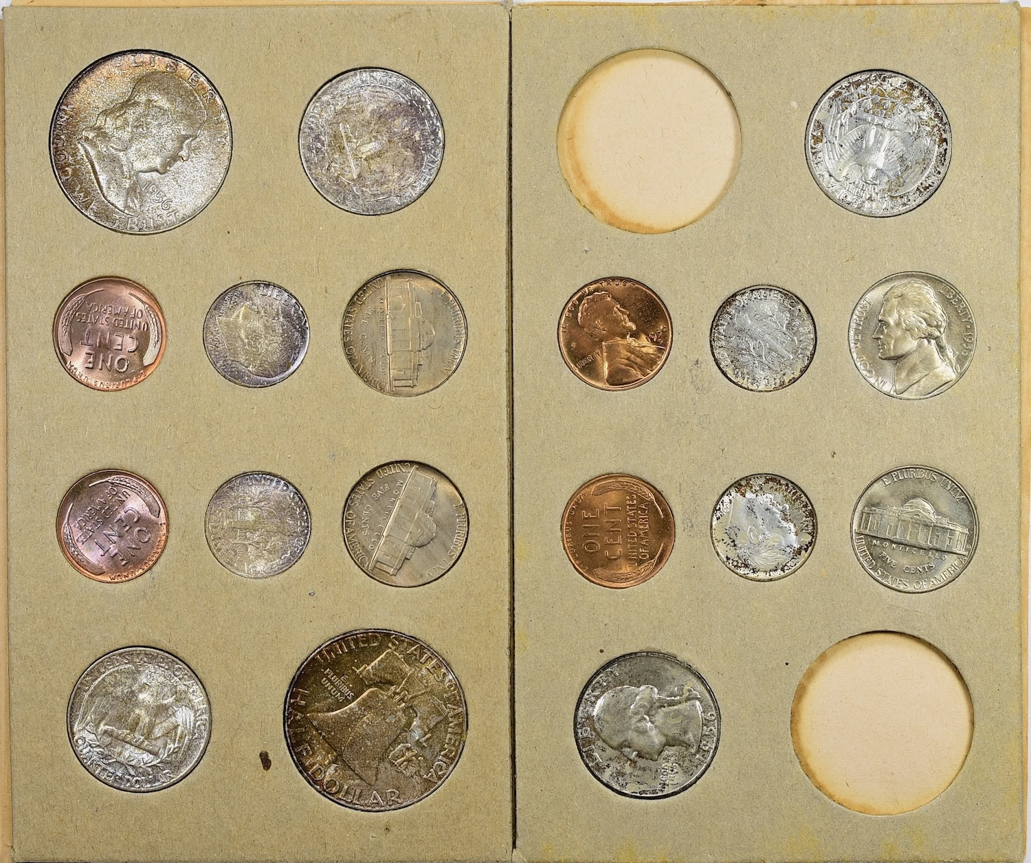 1956 U.S. Mint Double Mint Set Uncertified in Original Packaging (1 Set ...