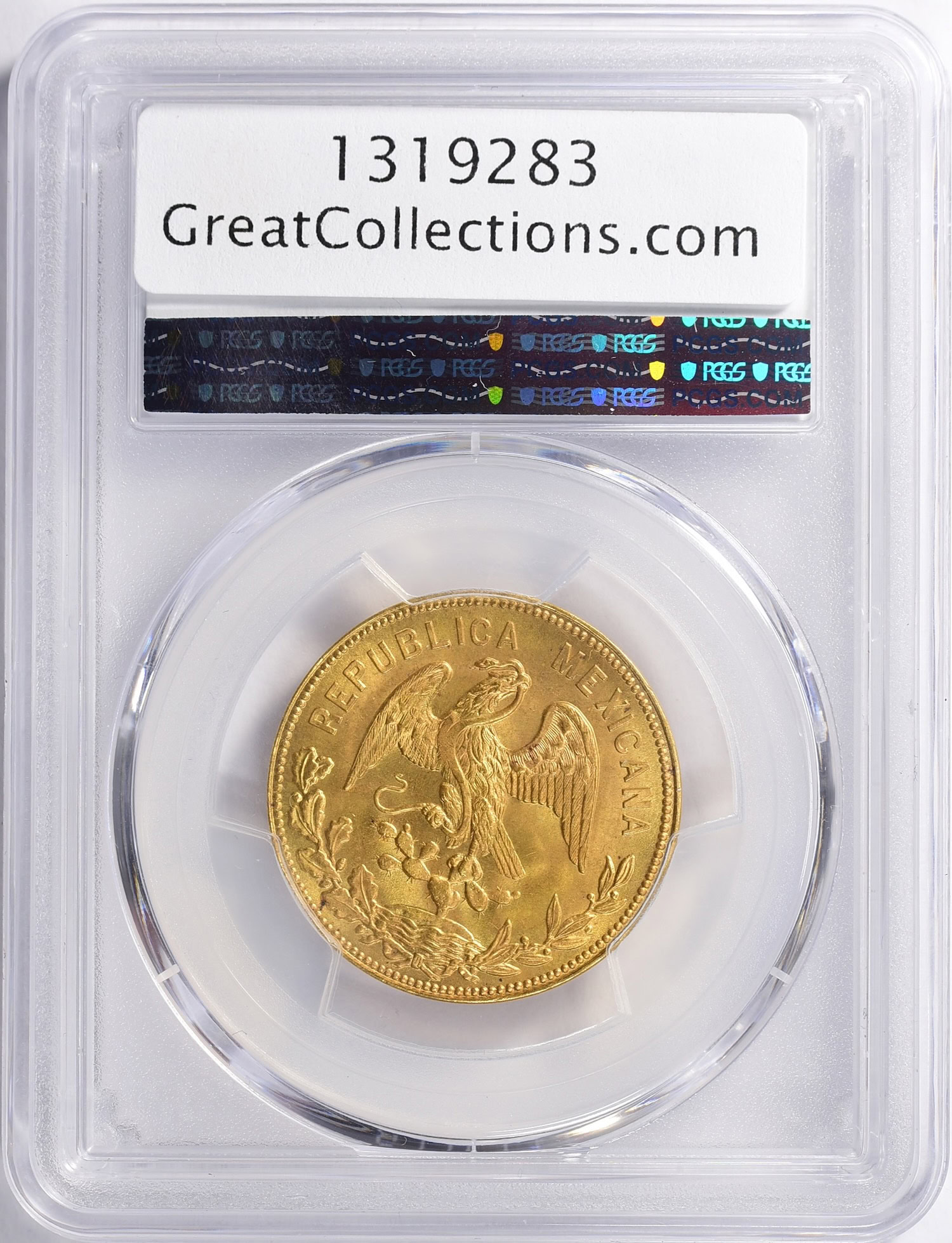Mexico 1953 Gold Medallic 20 Pesos Birth of Hidalgo 200th Anniversary ...