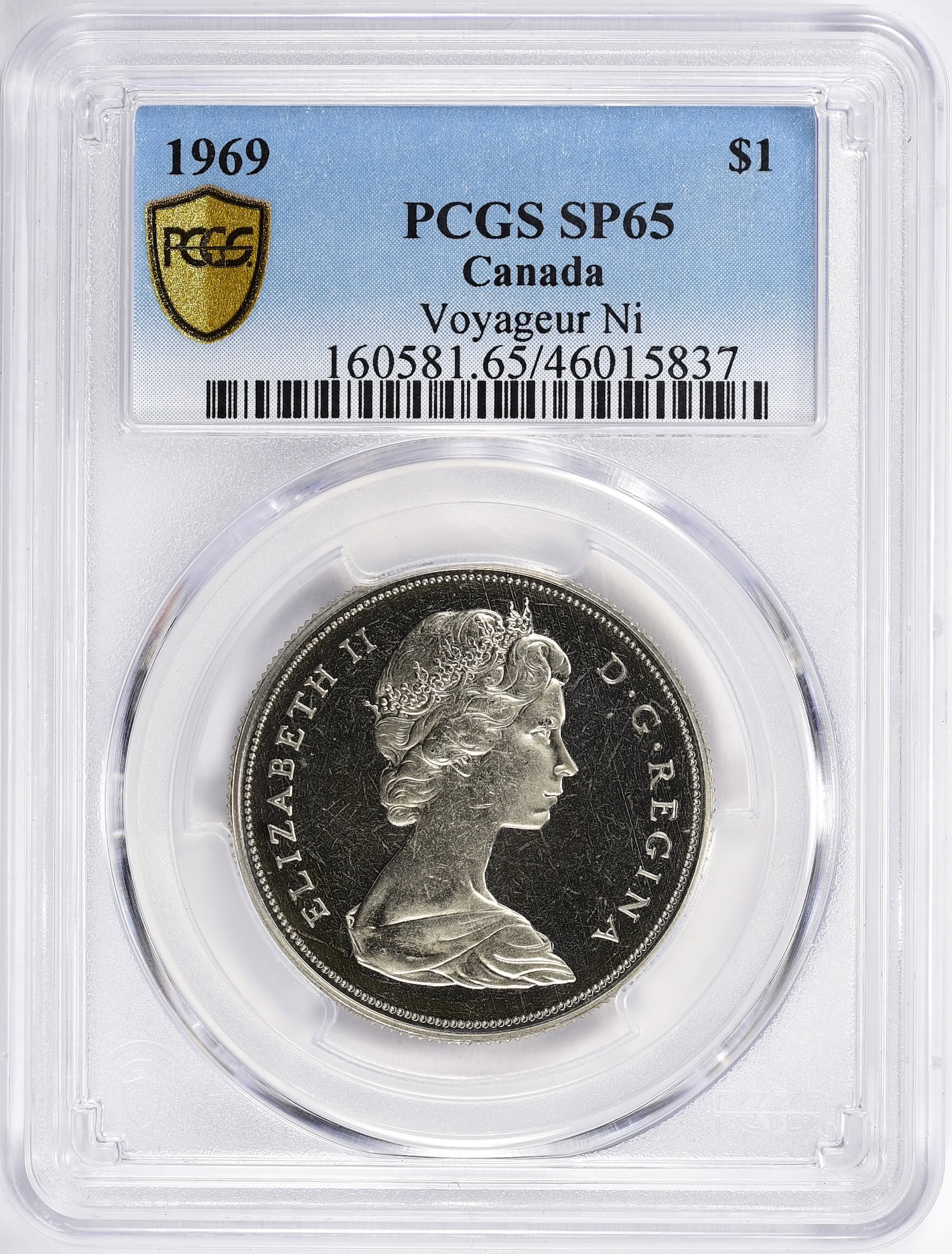 Canada 1969 Dollar Voyageur KM-76.1 PCGS SP-65 (Item 1323910 ...