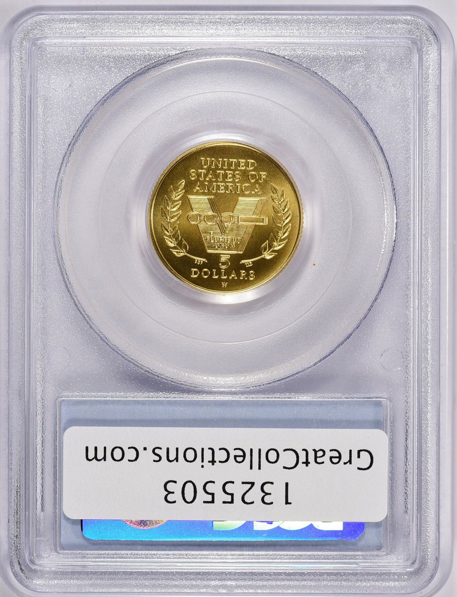 1991-95-W 50th Anniversary of World War II Gold $5 PCGS MS-69 (US Vault ...