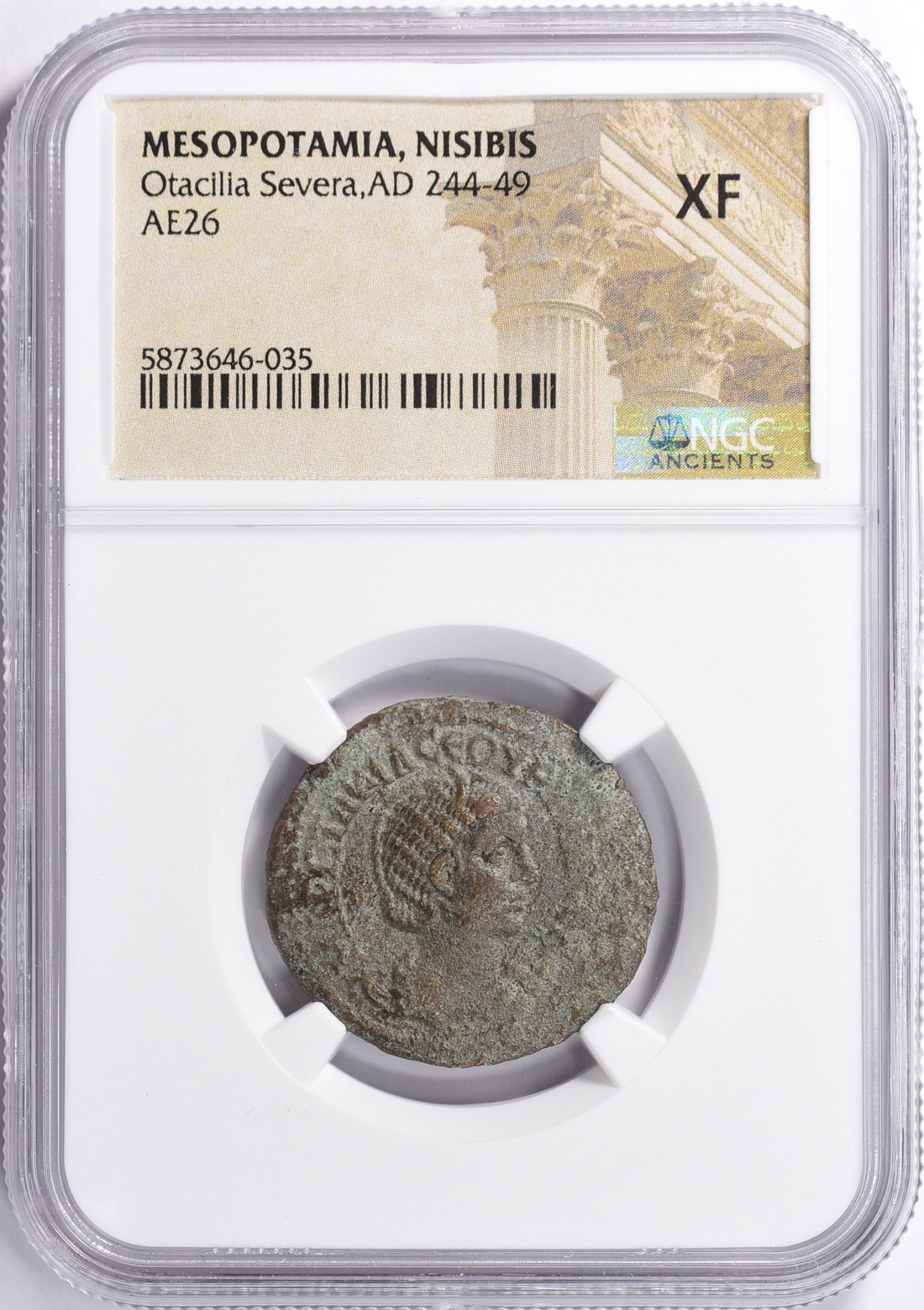 Ancient Roman Empire, Provincial Mesopotamia. Otacilla Severa Augusta ...