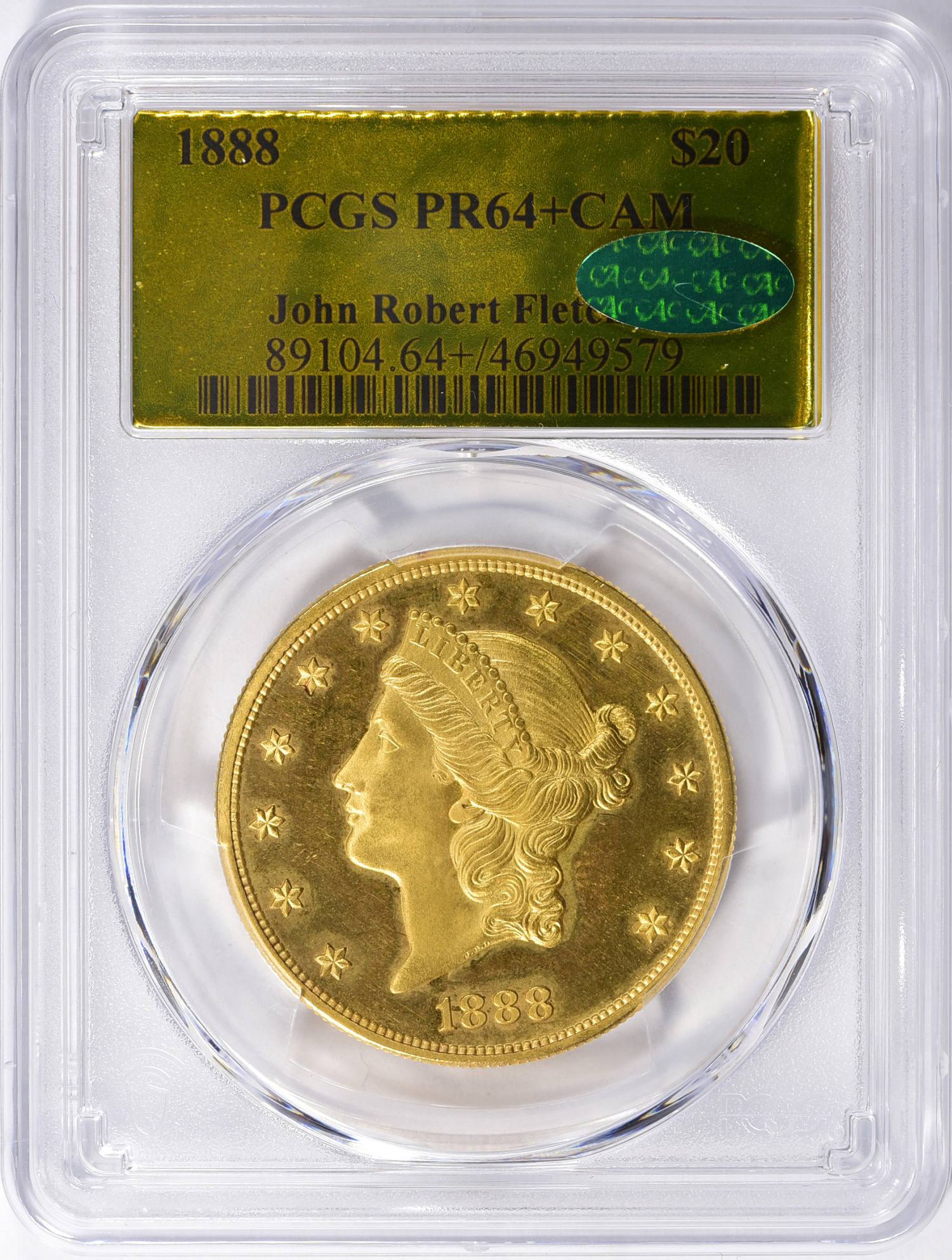 Original 1888 Complete Proof Set Including All Gold Graded by PCGS/(CAC ...