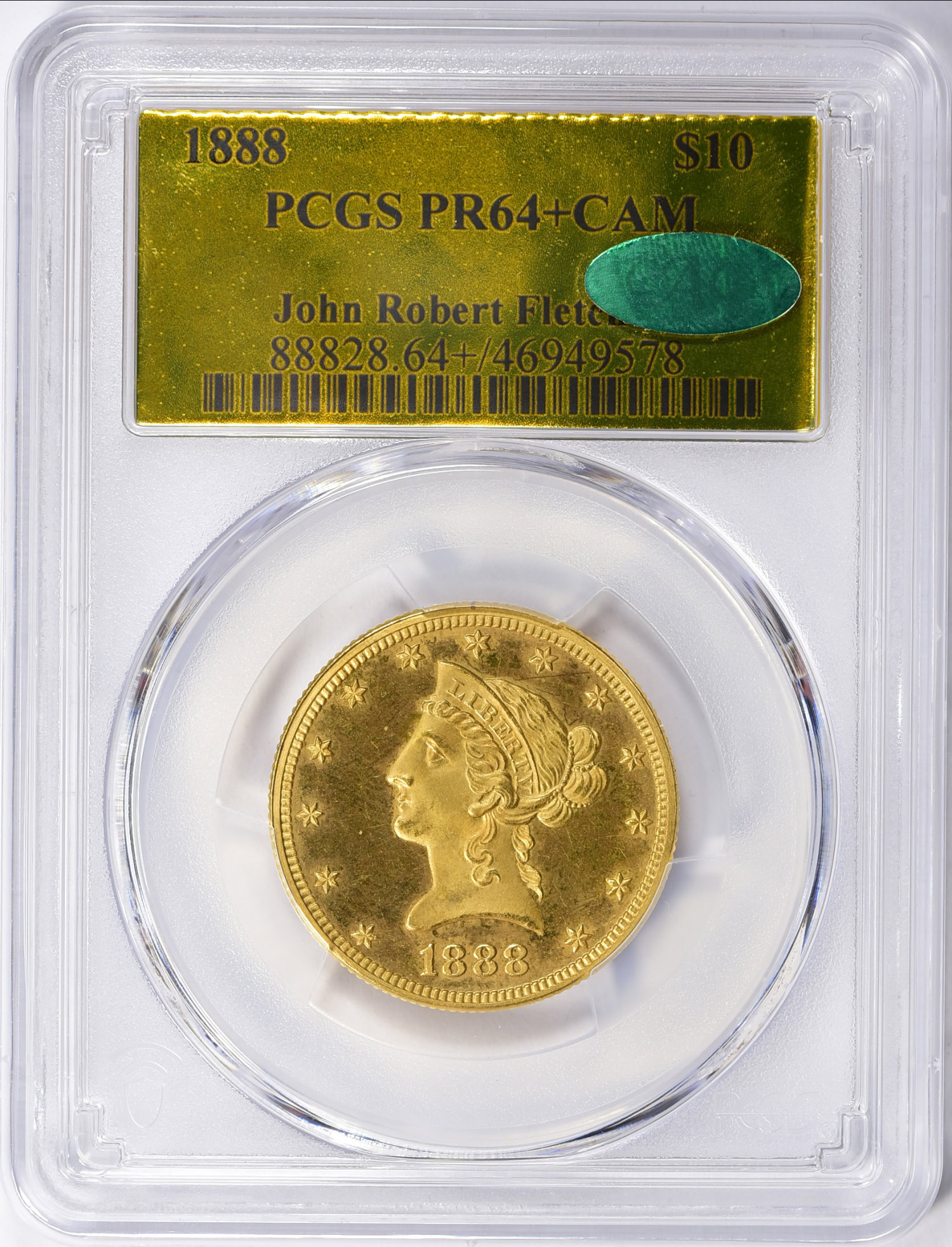 Original 1888 Complete Proof Set Including All Gold Graded by PCGS/(CAC ...